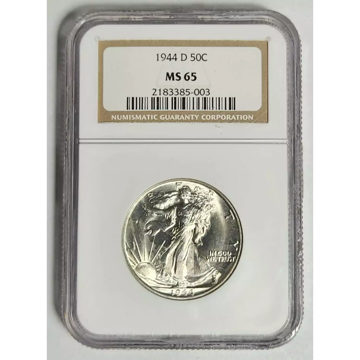 1944-D Walking Liberty Half Dollar NGC MS-65 - Bob Paul Rare Coins