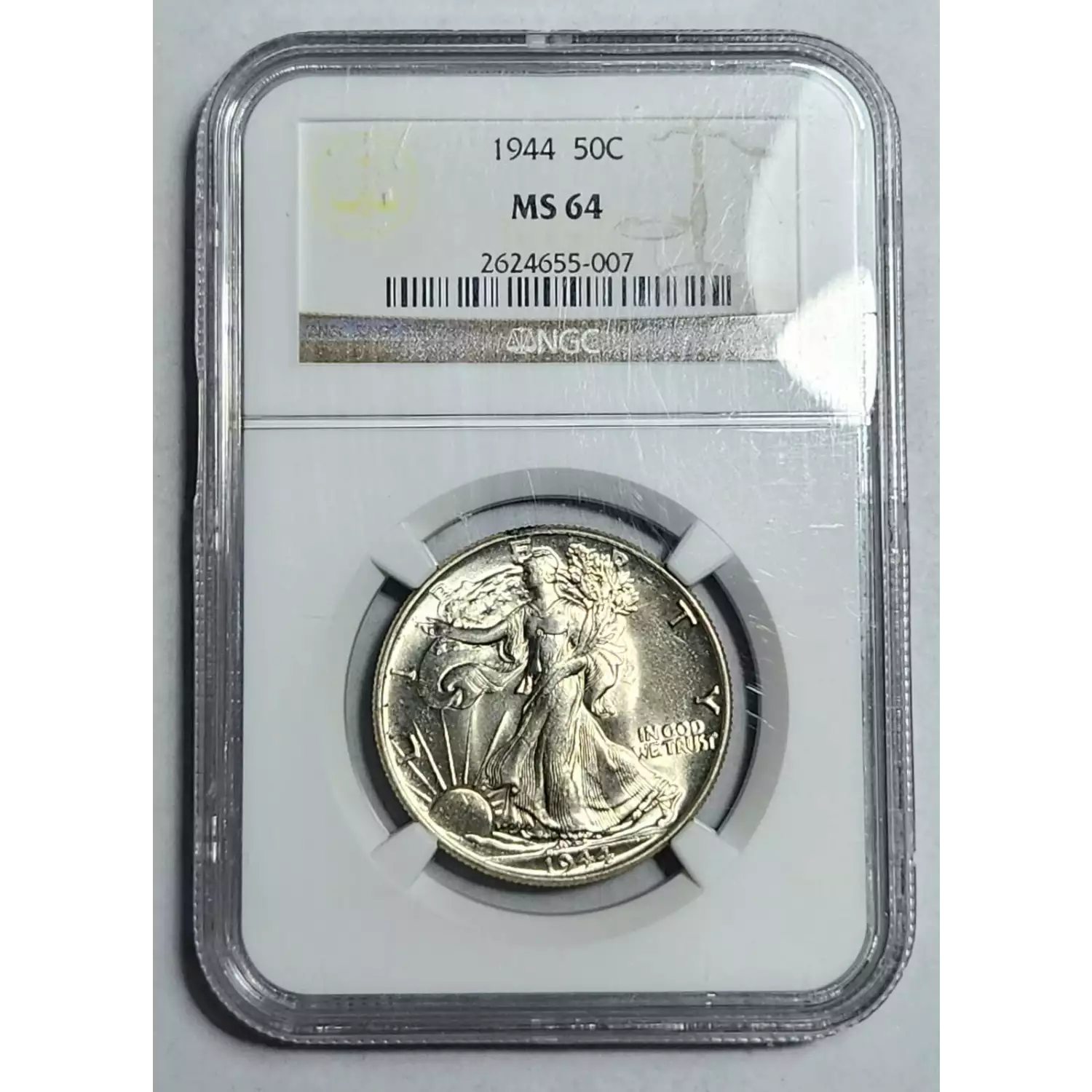1944 Walking Liberty Half Dollar NGC MS-64 - Bob Paul Rare Coins