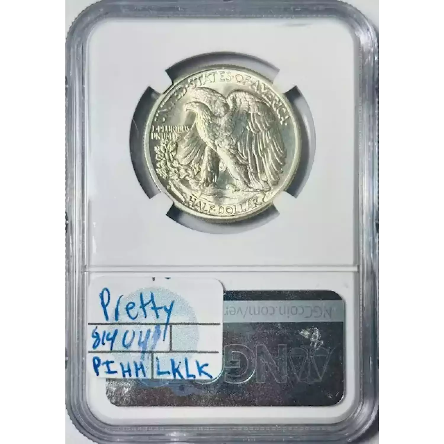 1944-D Walking Liberty Half Dollar NGC MS-67+ Very Pretty! CAC - Bob Paul Rare Coins
