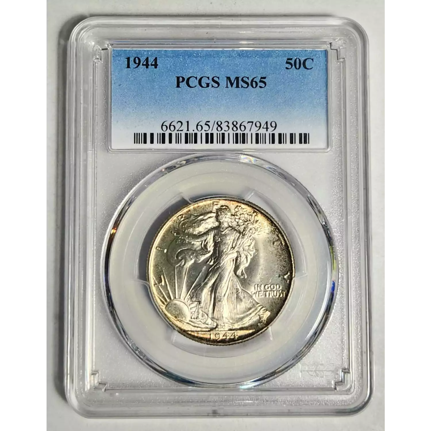 1944 Walking Liberty Half Dollar PCGS MS-65 - Bob Paul Rare Coins