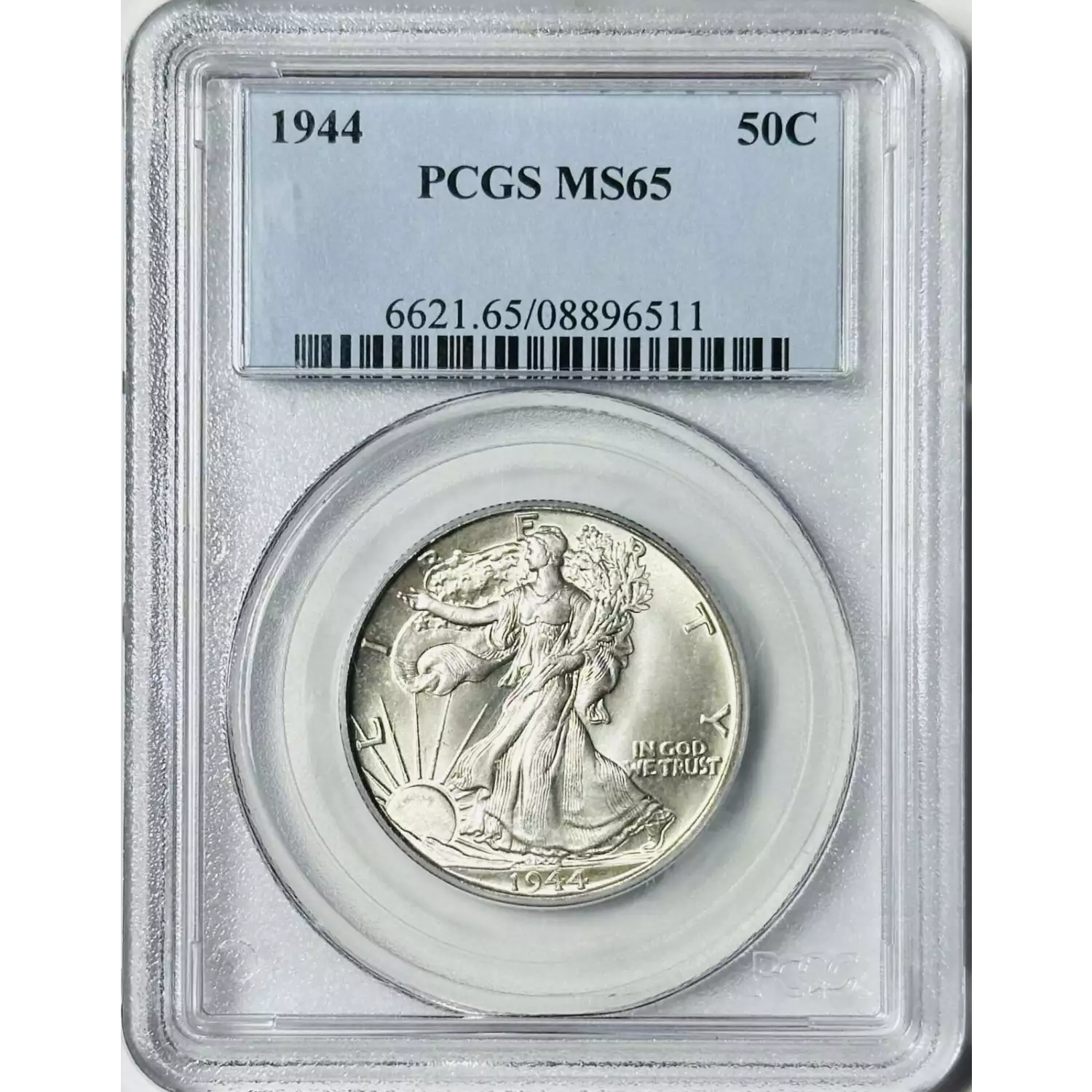 1944 Walking Liberty Half Dollar PCGS MS-65 - Bob Paul Rare Coins