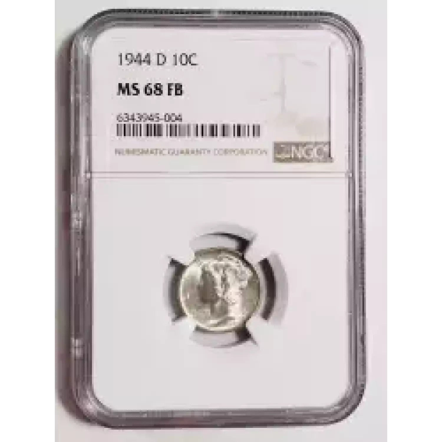 1944-D Mercury Dime NGC MS-68 FB - Bob Paul Rare Coins