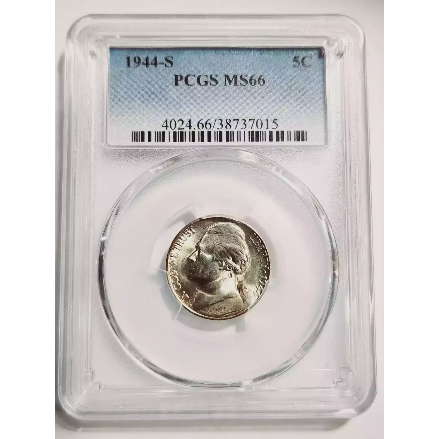 1944-S Nickel Jefferson PCGS MS-66 - Bob Paul Rare Coins
