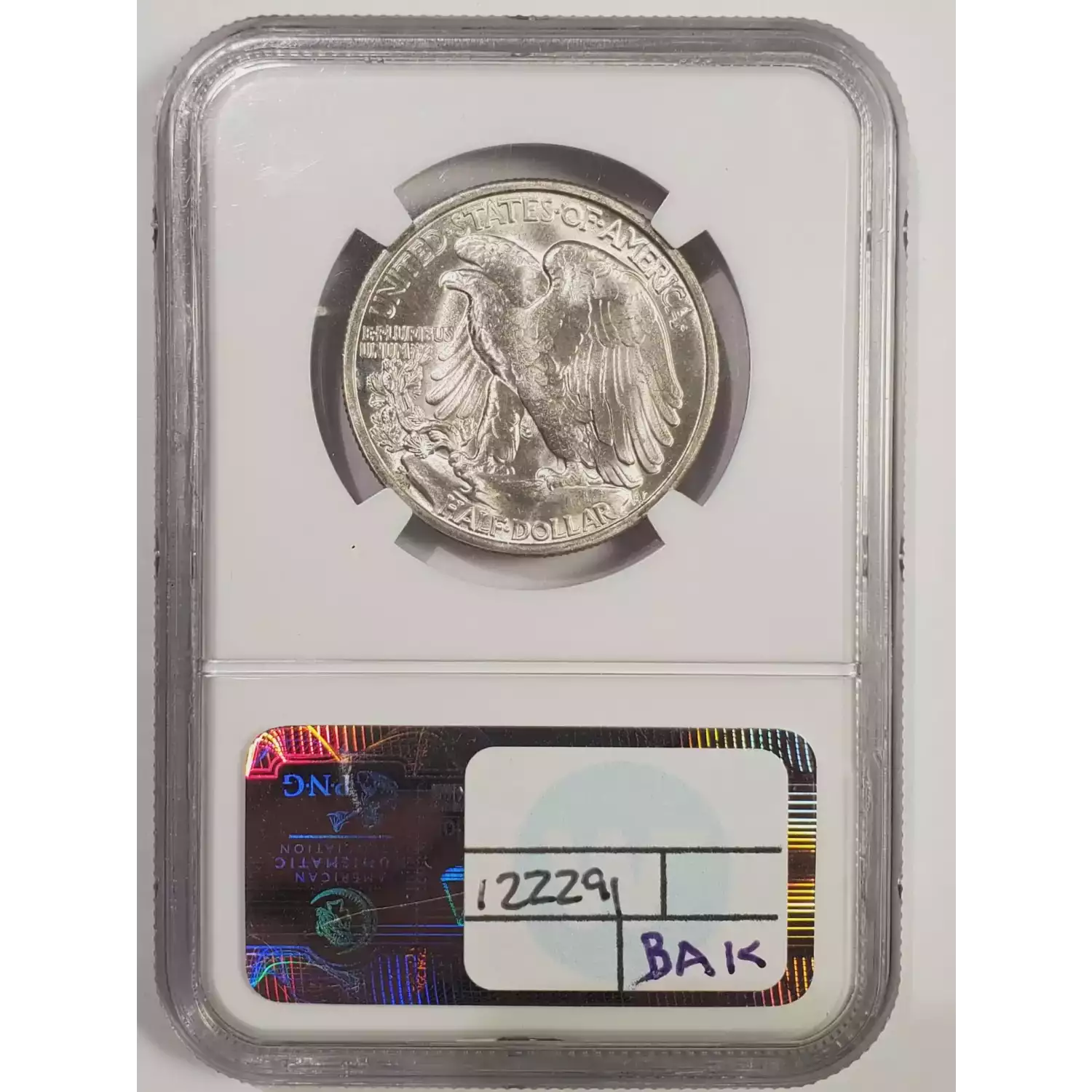 1945-S Walking Liberty Half Dollar NGC MS-65 Sight White - Bob Paul Rare Coins