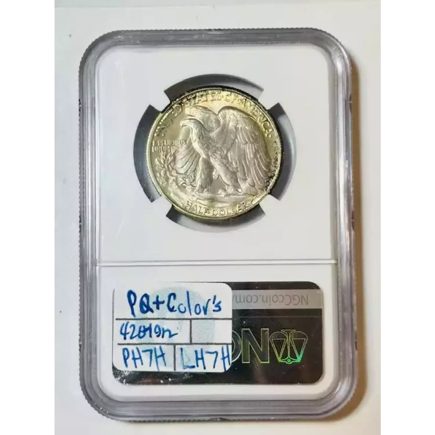 1945-D Walking Liberty Half Dollar NGC MS-67+ PQ Great toning!! - Bob Paul Rare Coins