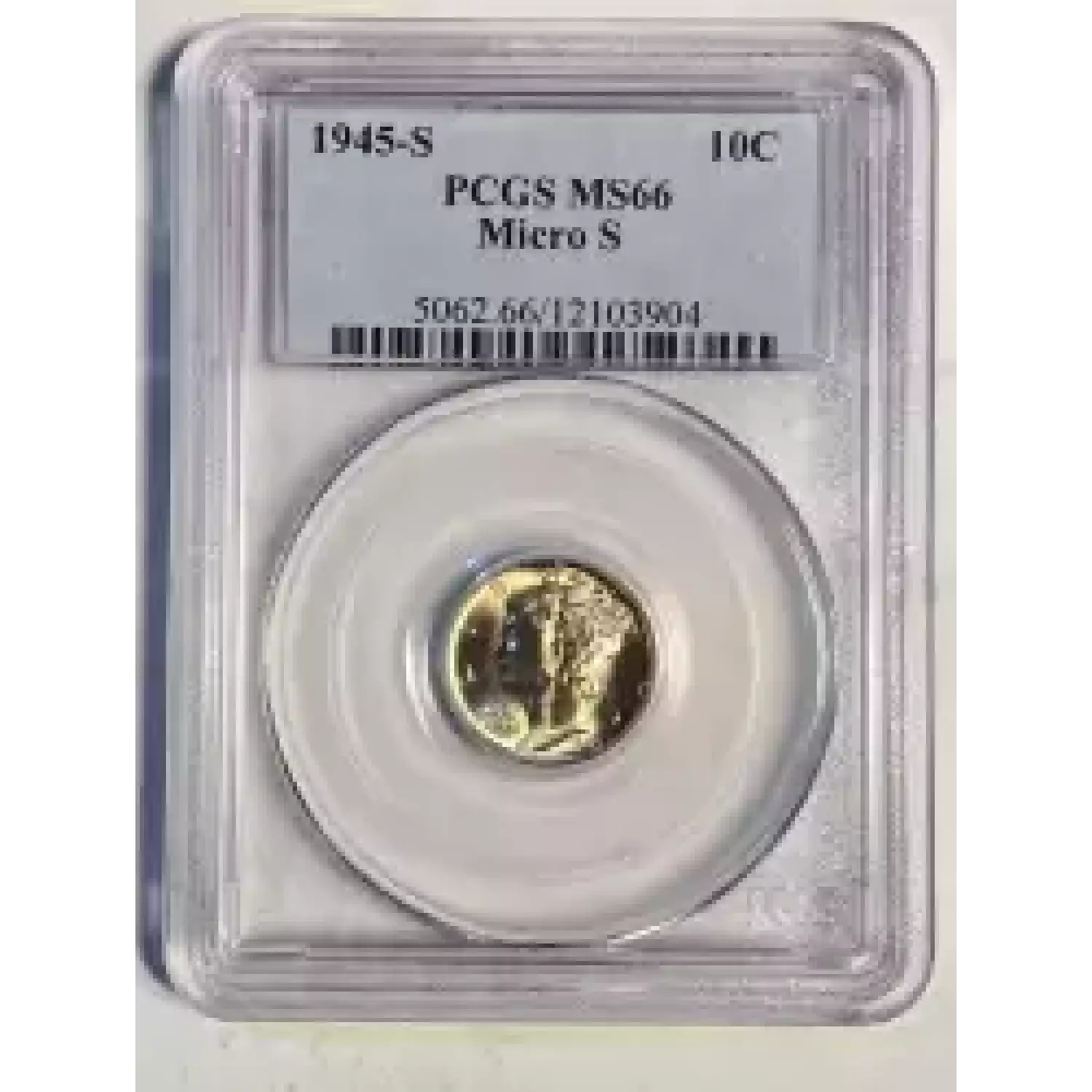 1945-S Mercury Dime PCGS MS-66 Micro S - Bob Paul Rare Coins
