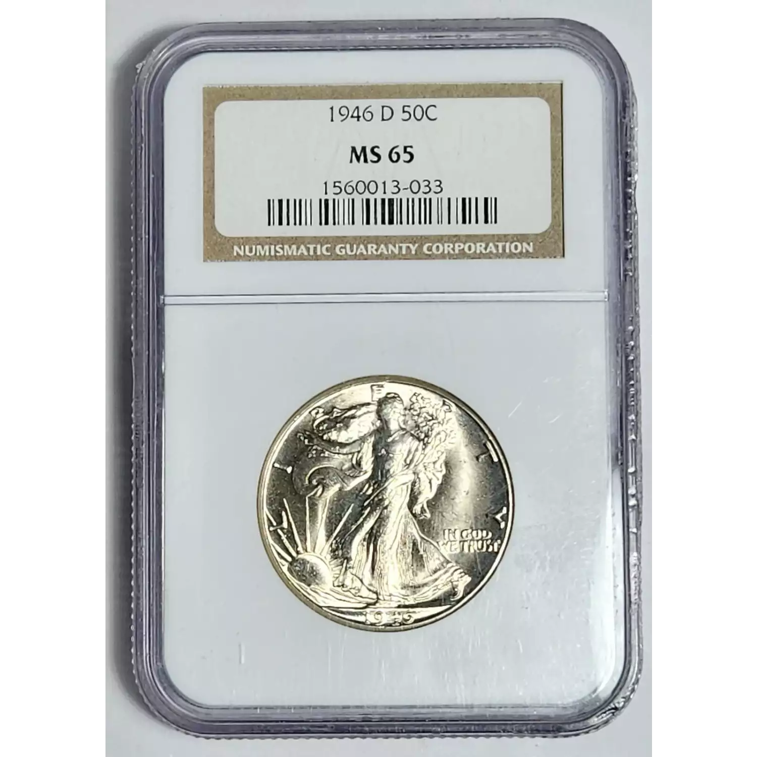 1946-D Walking Liberty Half Dollar NGC MS-65 - Bob Paul Rare Coins