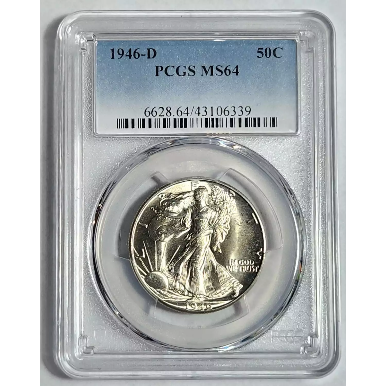 1946-D Walking Liberty Half Dollar PCGS MS-64 - Bob Paul Rare Coins