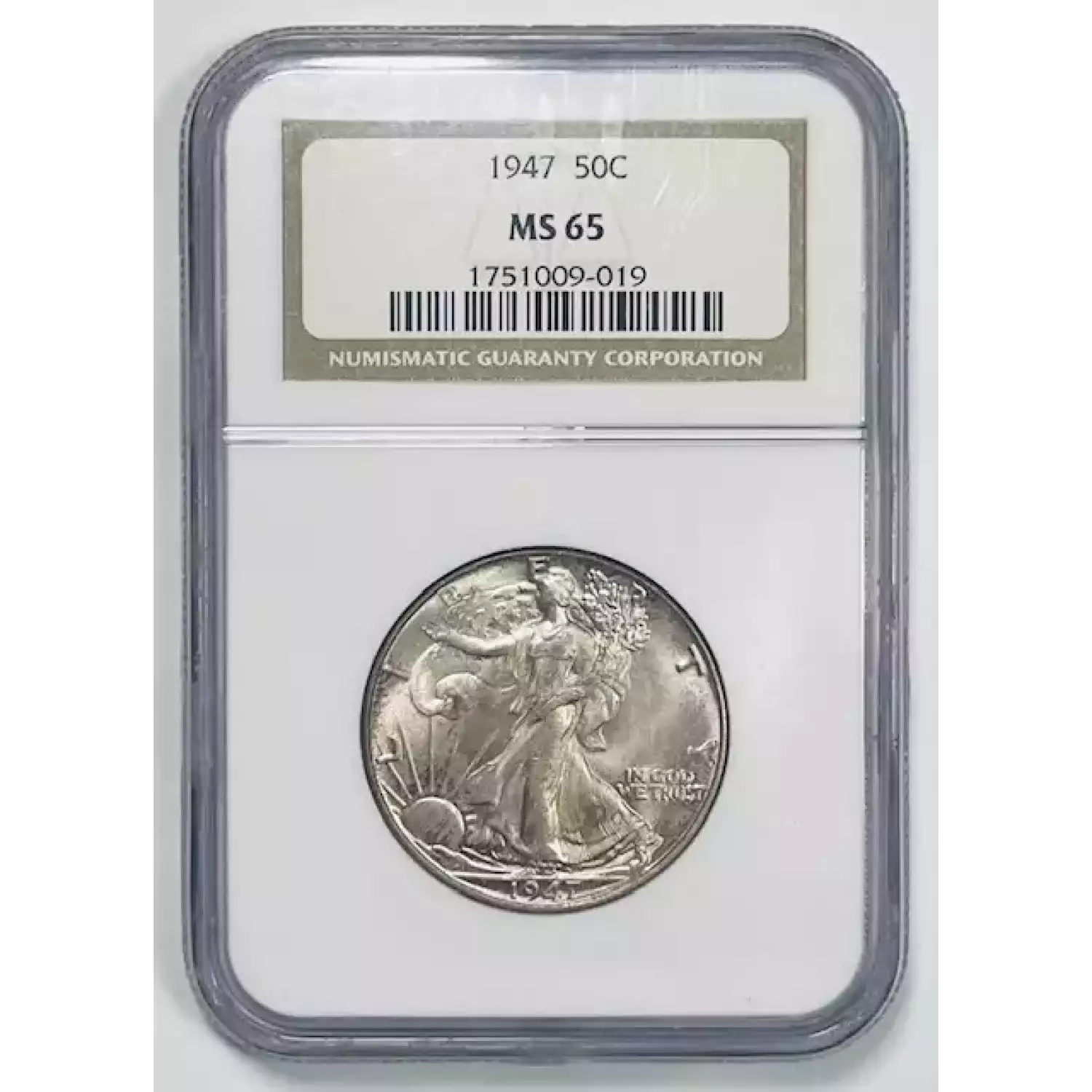 1947 Walking Liberty Half Dollar NGC MS-65 - Bob Paul Rare Coins