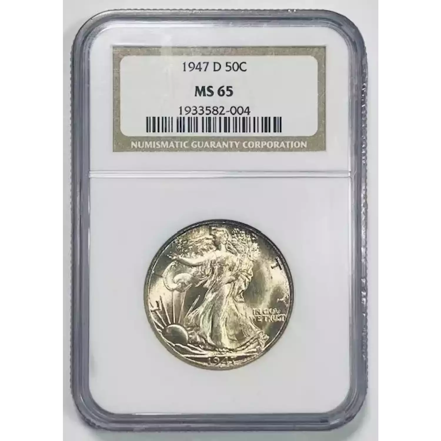 1947-D Walking Liberty Half Dollar NGC MS-65 - Bob Paul Rare Coins