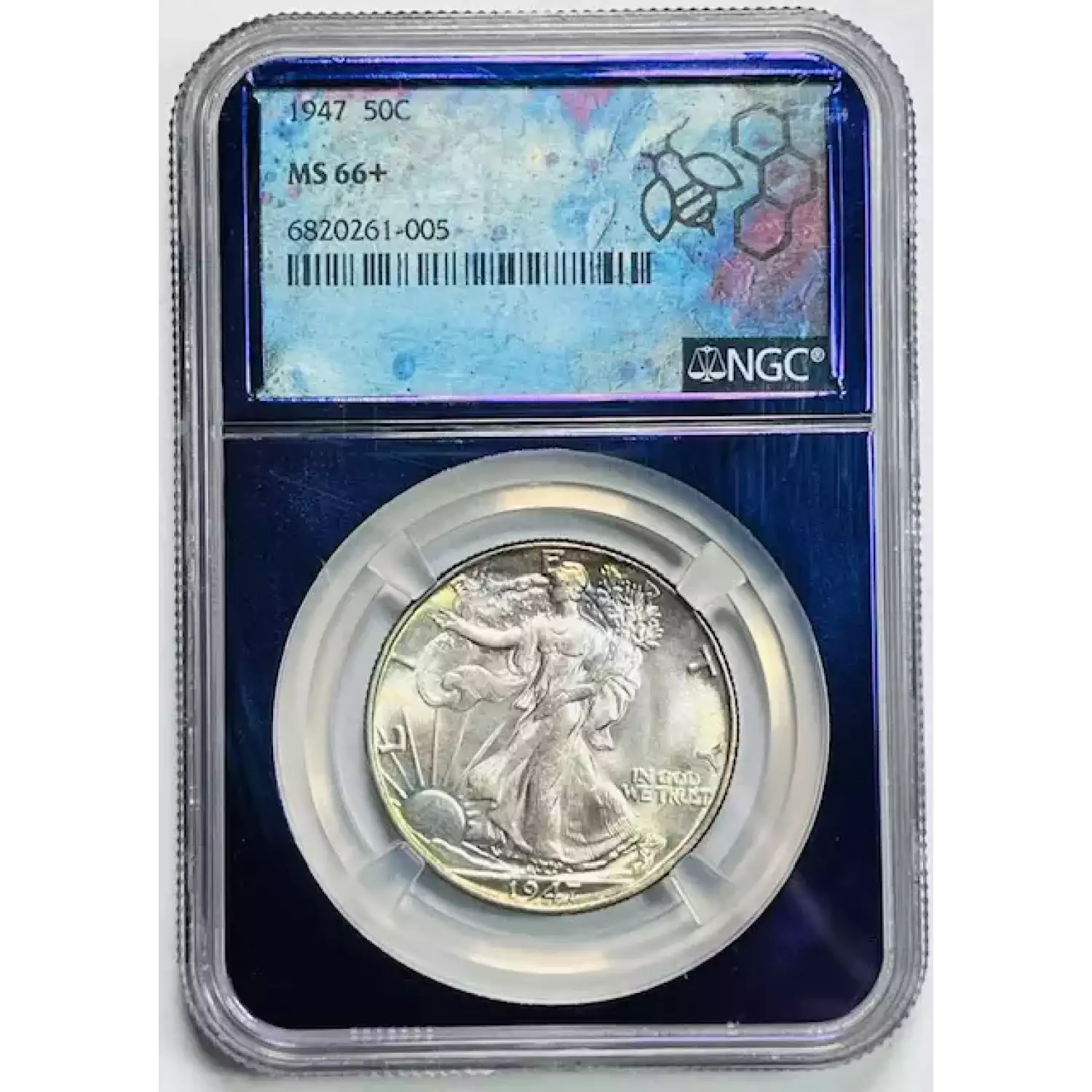 1947 Walking Liberty Half Dollar NGC MS-66+ - Bob Paul Rare Coins