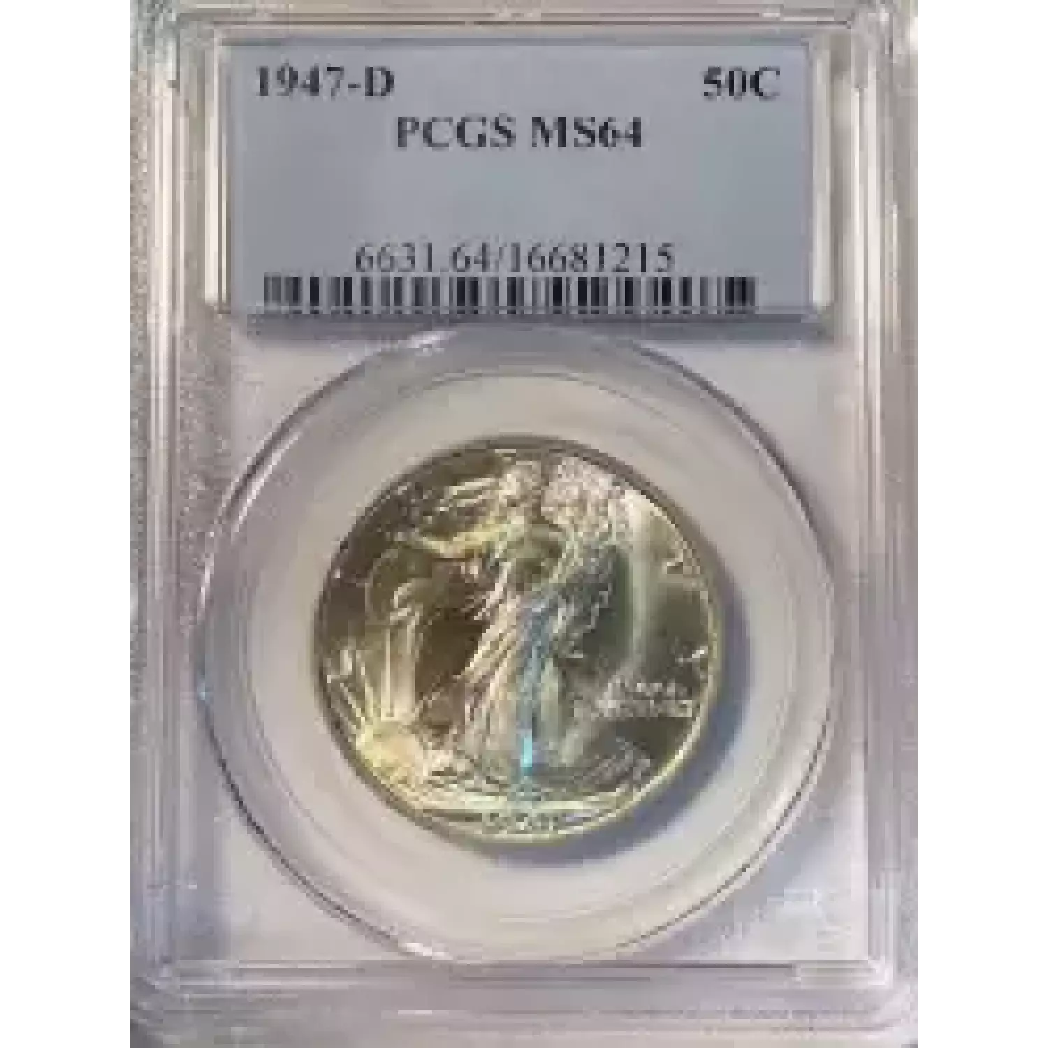 1947-D Walking Liberty Half Dollar PCGS MS-64 - Bob Paul Rare Coins