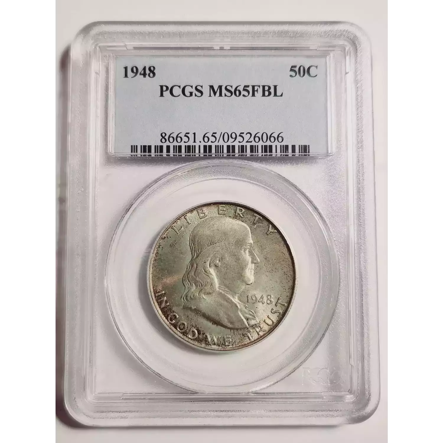 1948 Franklin Half Dollar PCGS MS-65 FBL - Bob Paul Rare Coins