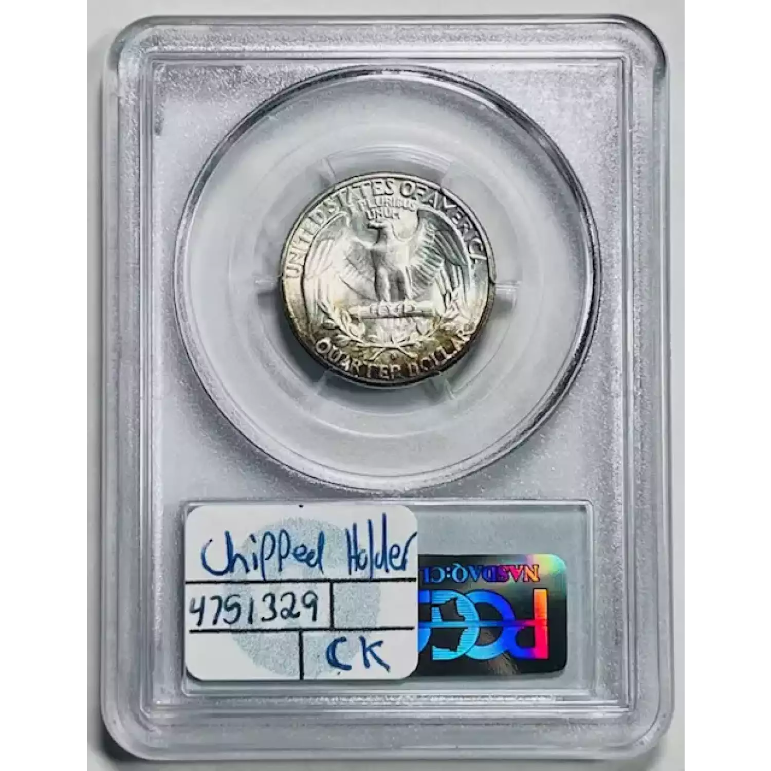 1948-D Washington Quarter PCGS MS-65 Chipped Holder CAC - Bob Paul Rare ...