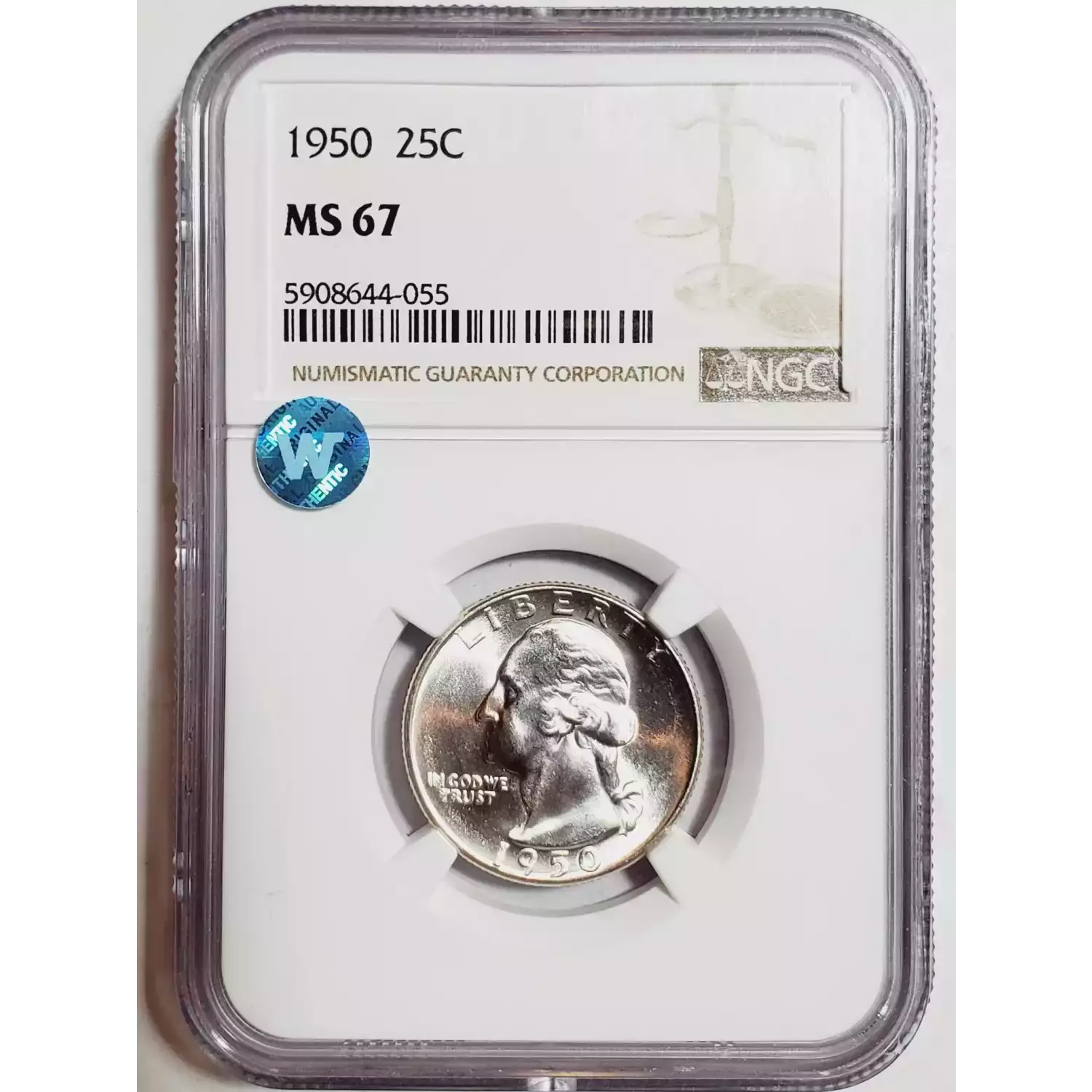 1950 NGC MS-67 - Bob Paul Rare Coins