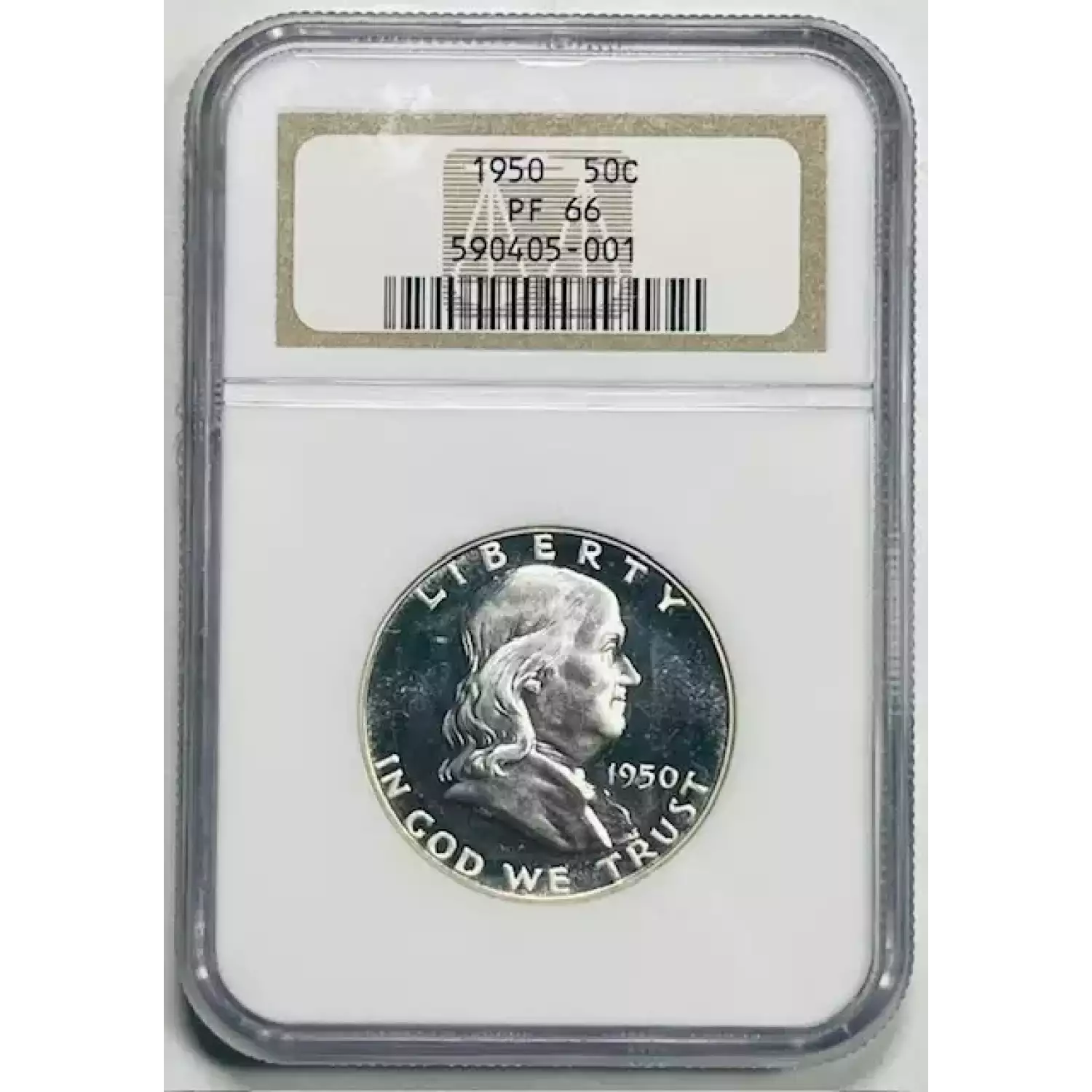 1950 Franklin Half Dollar NGC PF-66 - Bob Paul Rare Coins