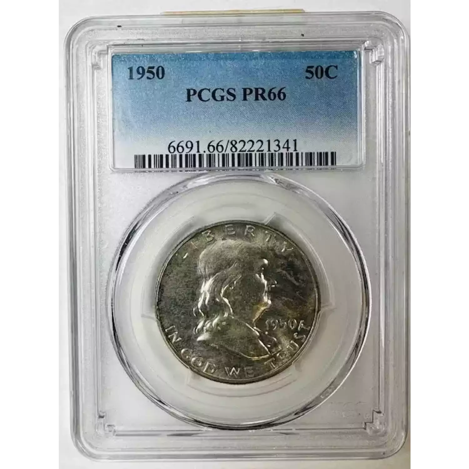 1950 Franklin Half Dollar PCGS PR-66 - Bob Paul Rare Coins