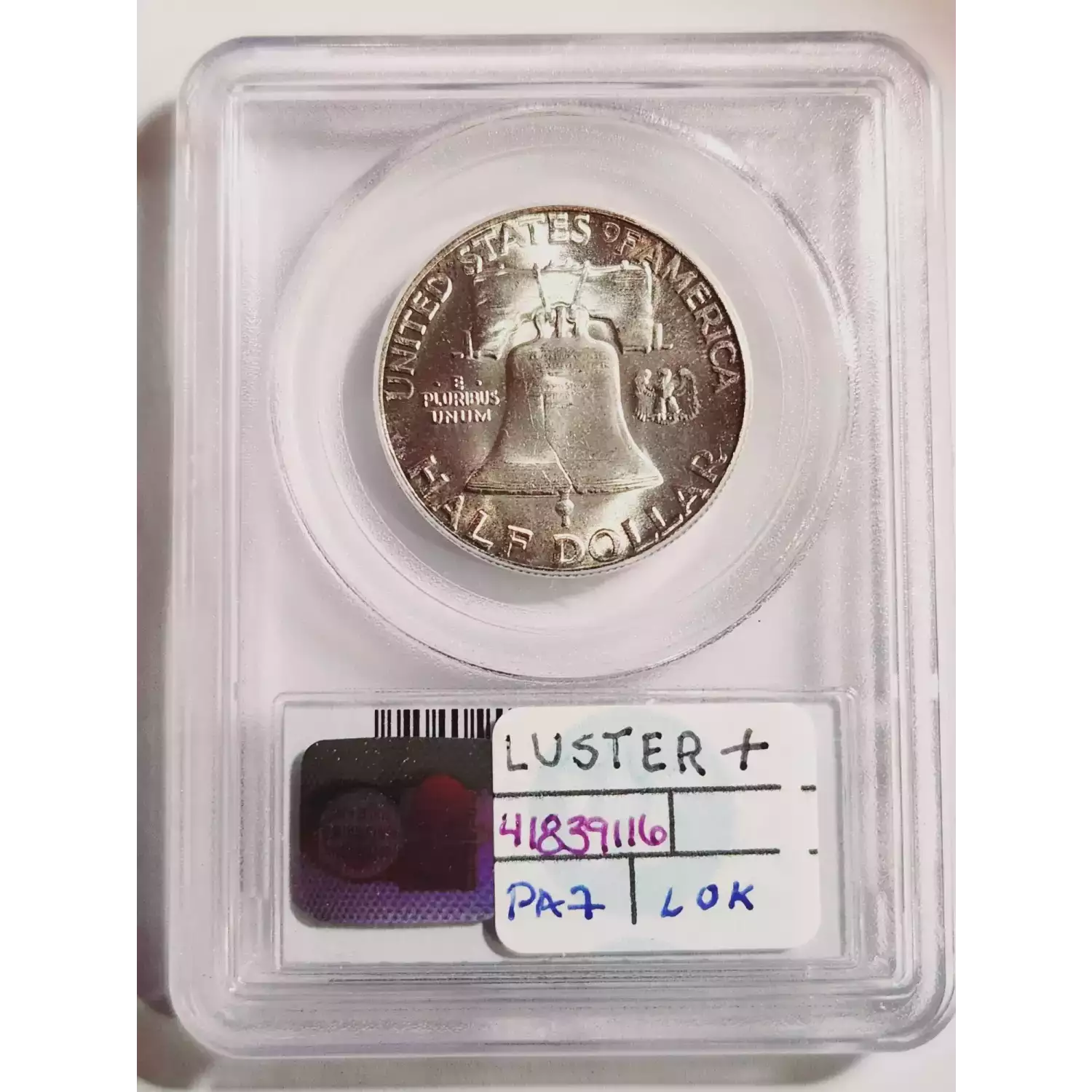 1950 Franklin Half Dollar PCGS MS-65 FBL - LUSTER + CAC - Bob Paul Rare ...