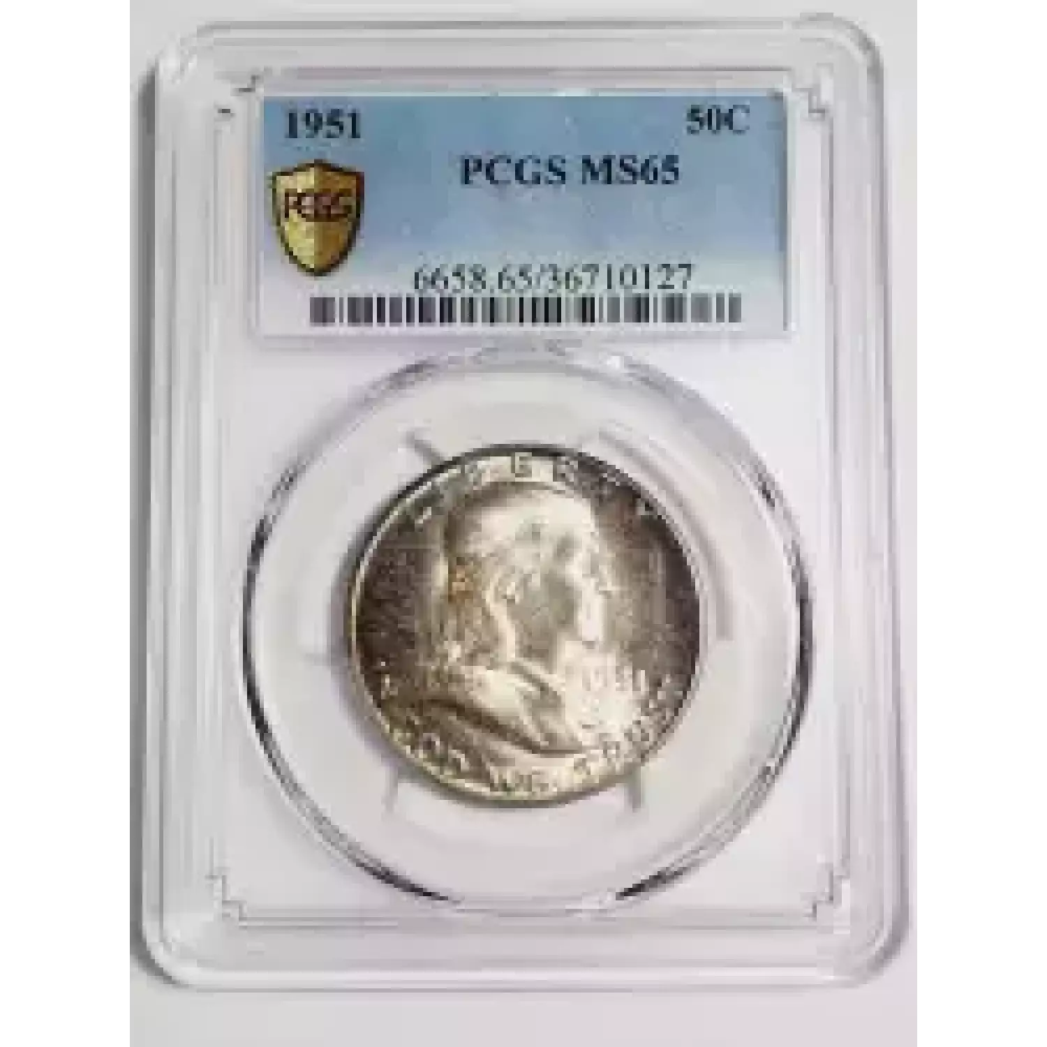 1951 Franklin Half Dollar PCGS MS-65 - Bob Paul Rare Coins