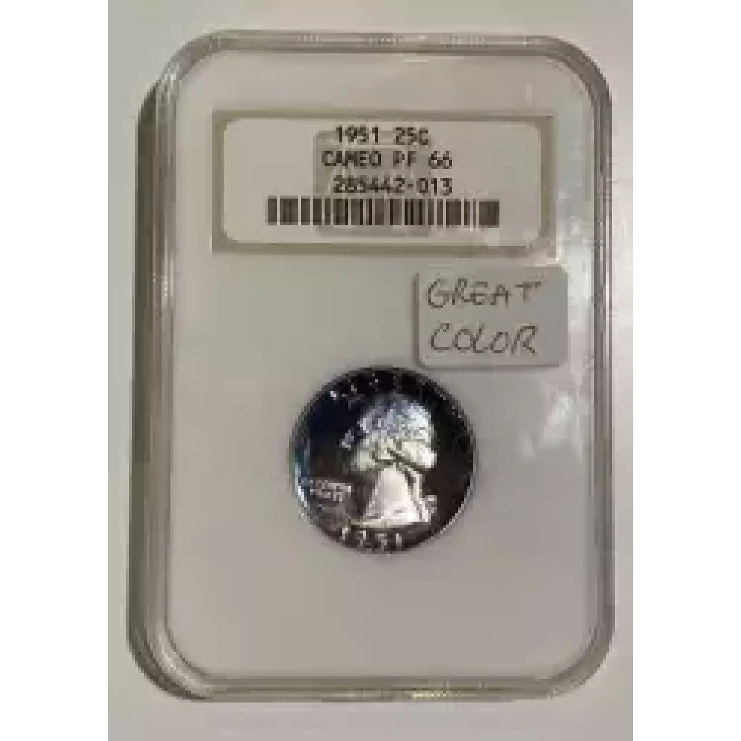 1951 Washington Quarter NGC PF-66 CAMEO CAMEO - Bob Paul Rare Coins