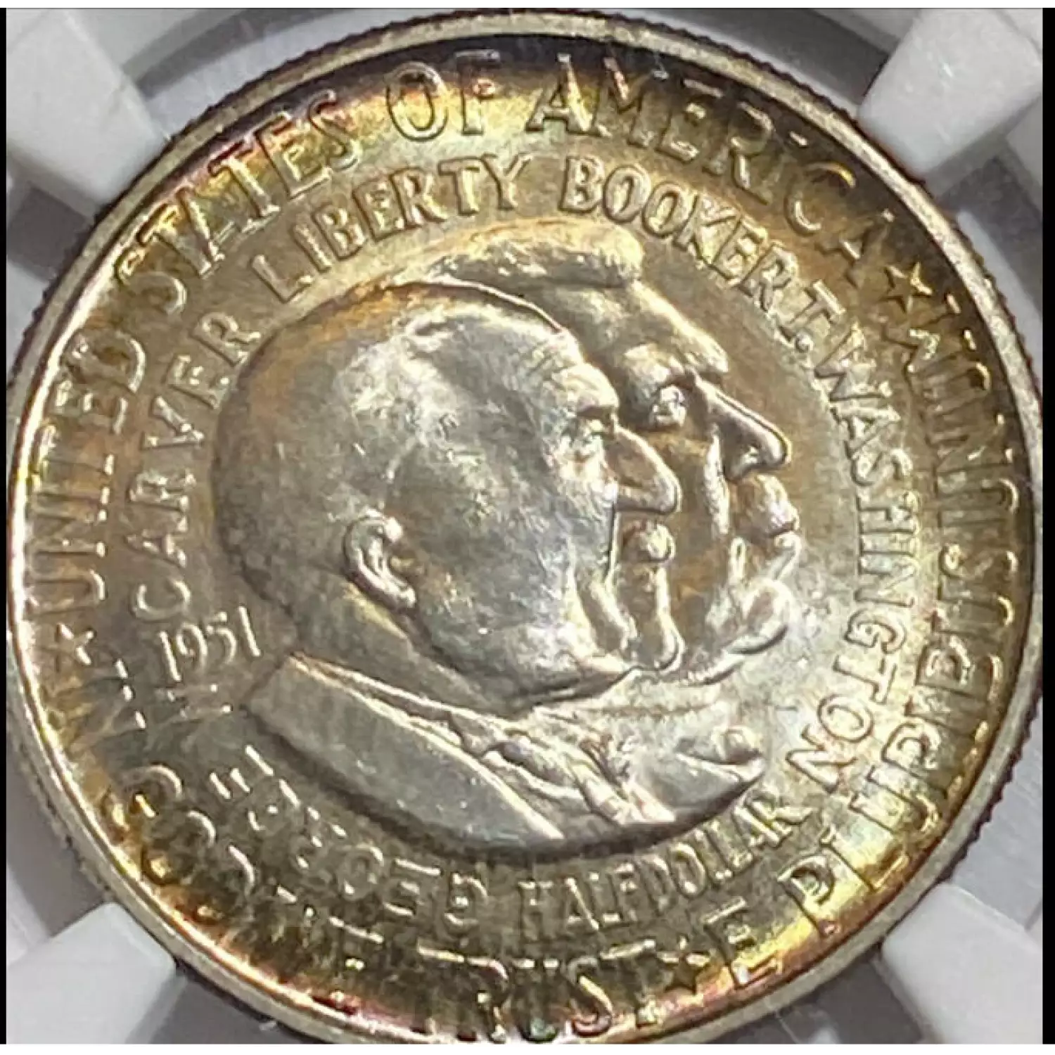 1951 Classic Commemorative Carver/Washington Commemorative NGC MS-65 ...