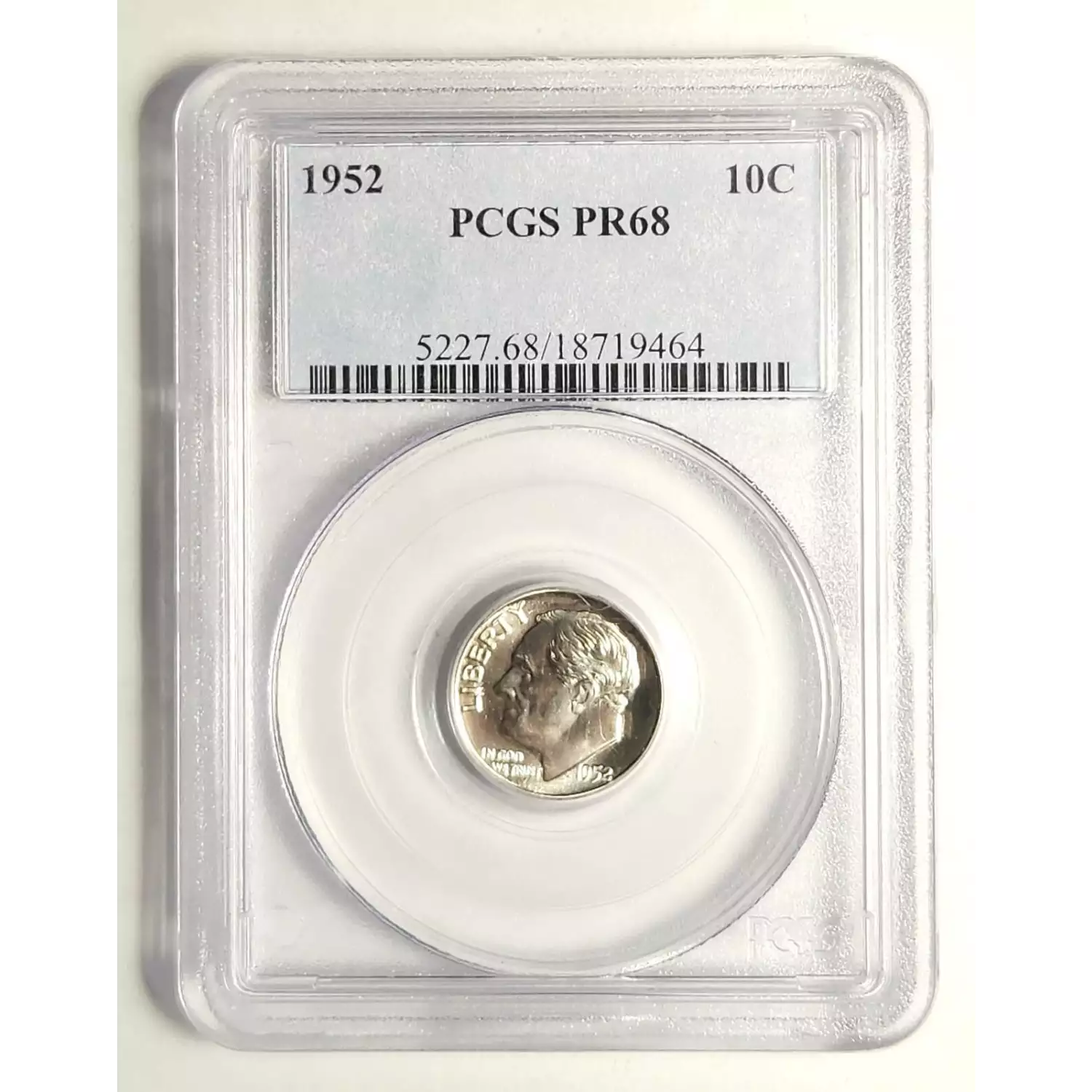 1952 Dimes Roosevelt PCGS PR-68 - Bob Paul Rare Coins