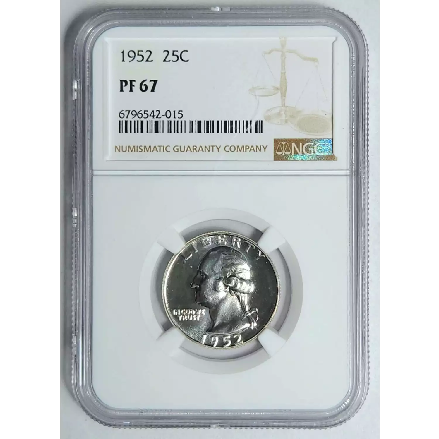 1952 Washington Quarter NGC PF-67 - Bob Paul Rare Coins