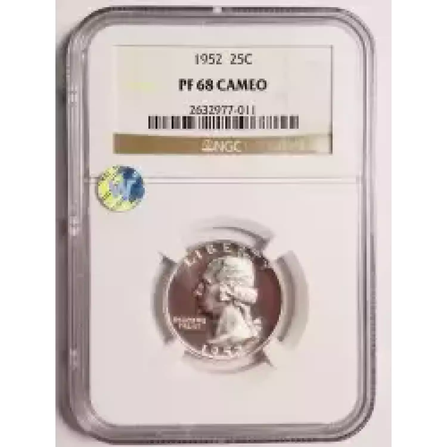1952 Washington Quarter NGC PF-68 CAMEO Sight White - Bob Paul Rare Coins