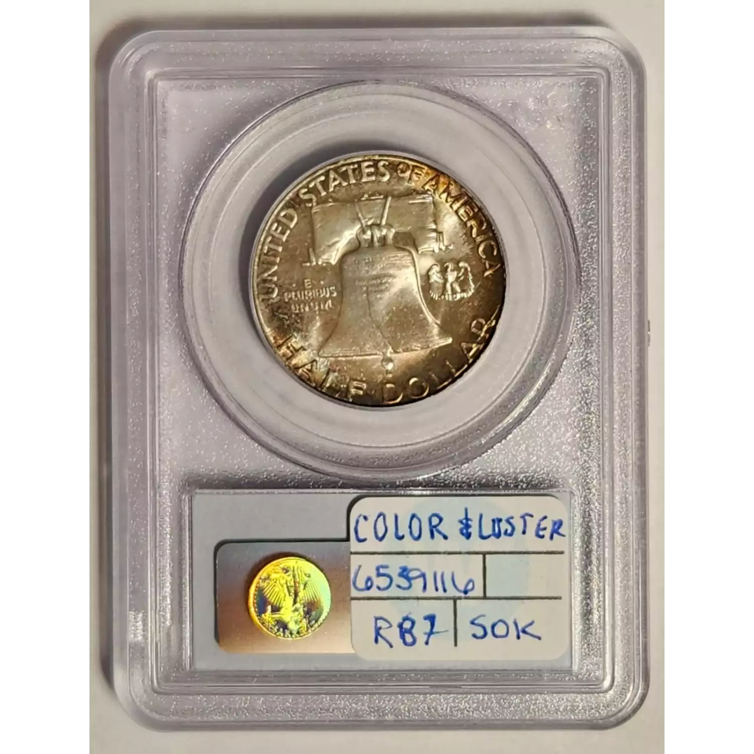 1953 Franklin Half Dollar PCGS MS-65 FBL - COLOR AND LUSTER - Bob Paul ...