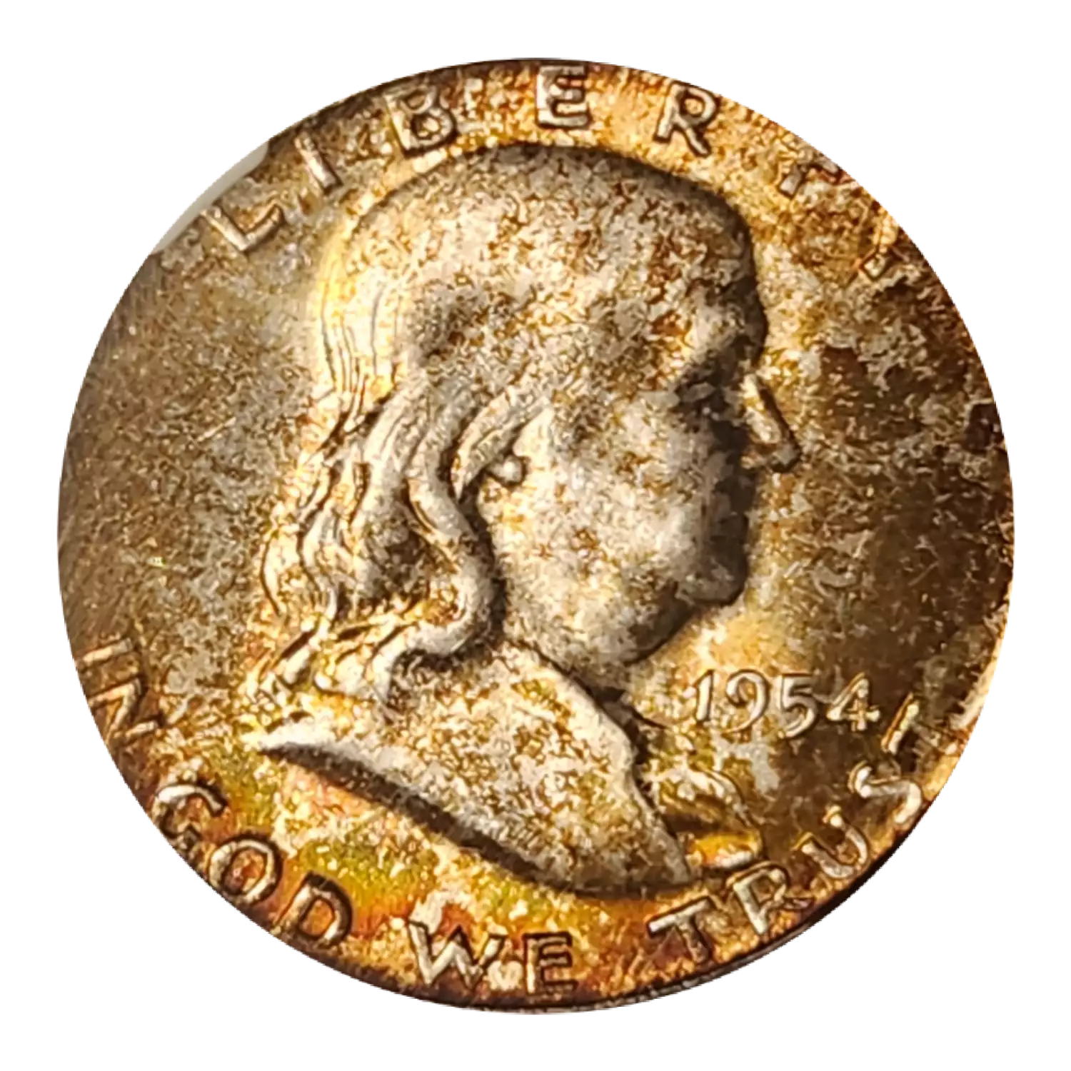 1954-D Franklin Half Dollar NGC MS-66 - A LOT OF BELL LINES! - Bob Paul ...