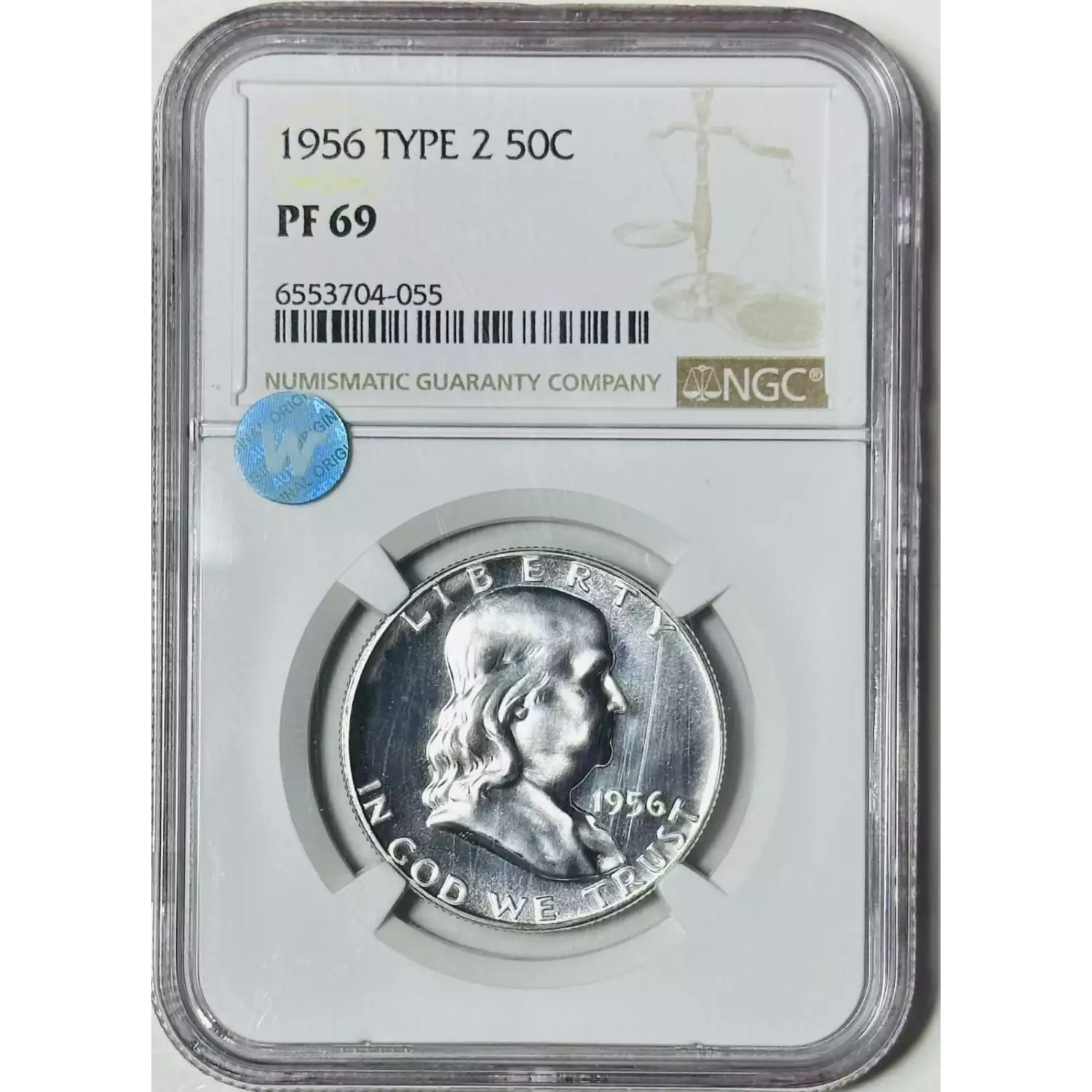 1956 Franklin Half Dollar NGC PF-69 - Bob Paul Rare Coins