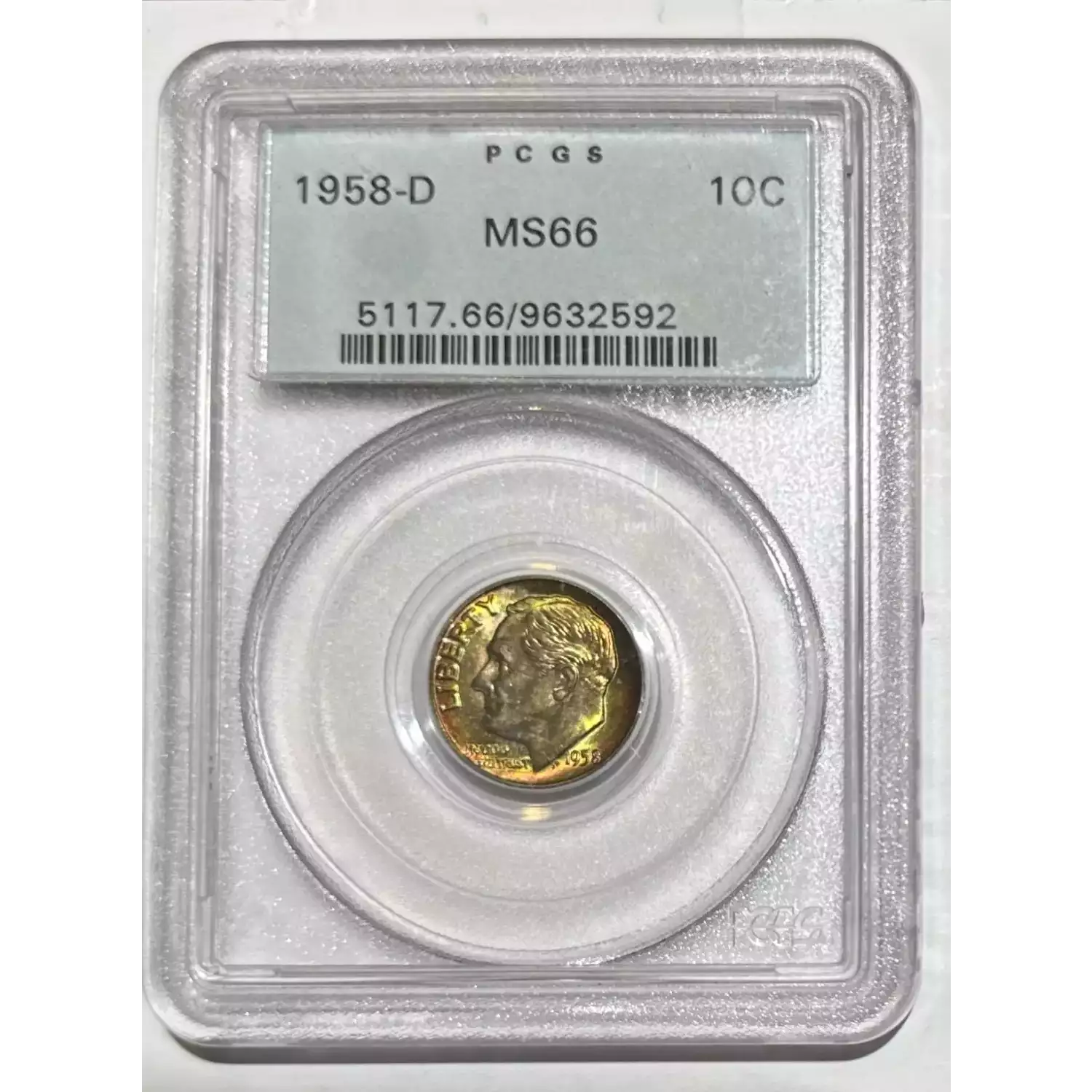 1958-D Dimes Roosevelt PCGS MS-66 - Bob Paul Rare Coins