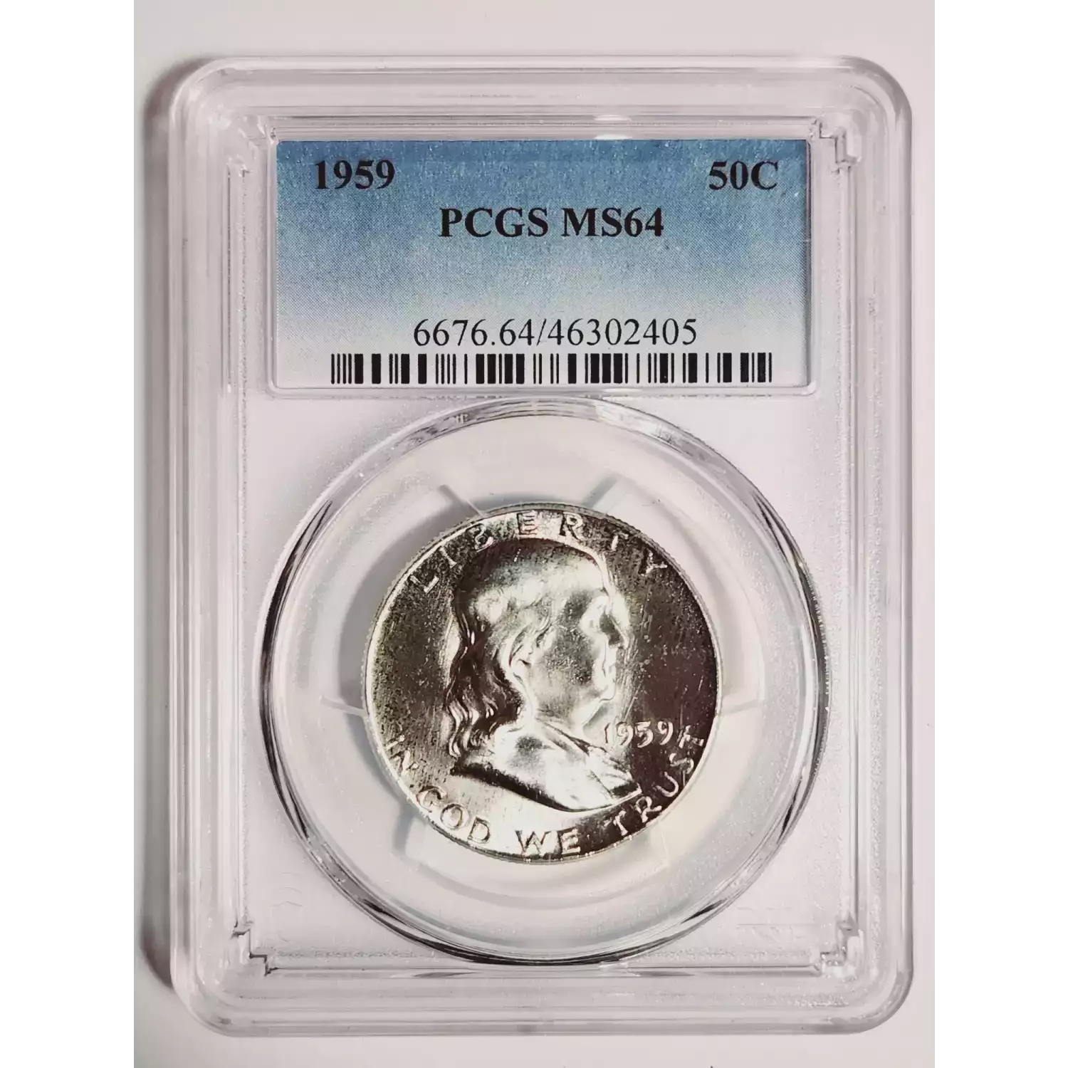 1959 Franklin Half Dollar PCGS MS-64 - Bob Paul Rare Coins