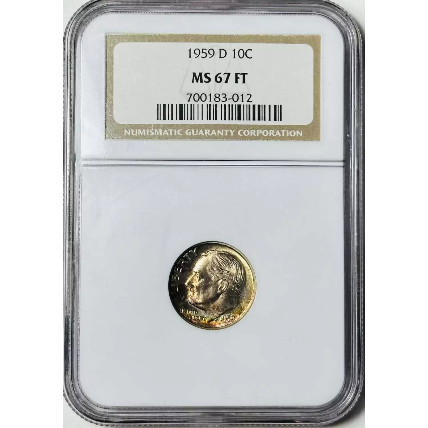 1959-D Dimes Roosevelt NGC MS-67 FT - Bob Paul Rare Coins
