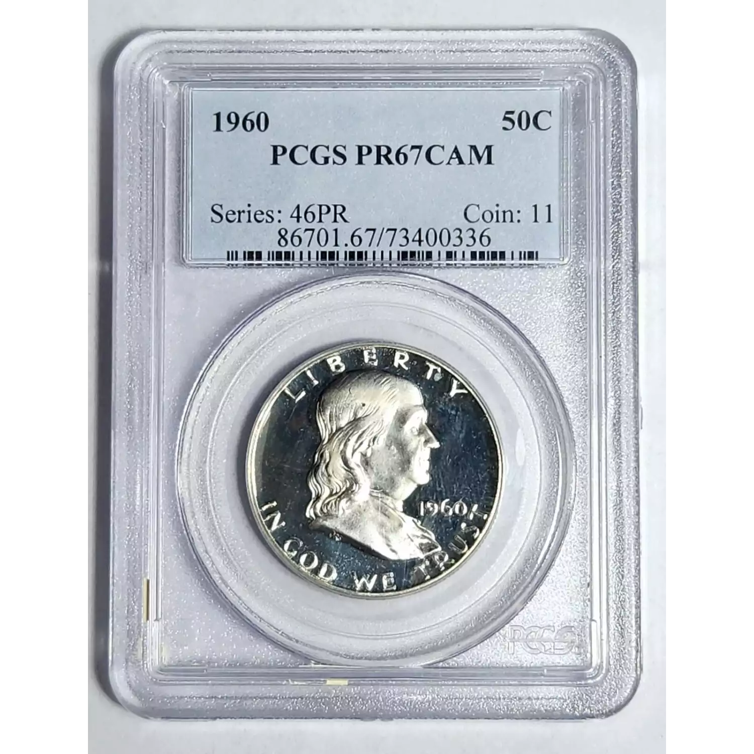 1960 Franklin Half Dollar PCGS PR-67 CAM - Bob Paul Rare Coins