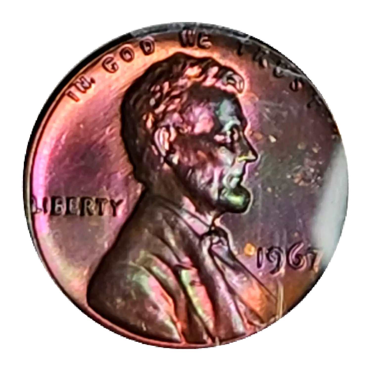 1967 Small Cents Lincoln, Memorial Reverse PCGS MS-65 BN - LOTS OF ...