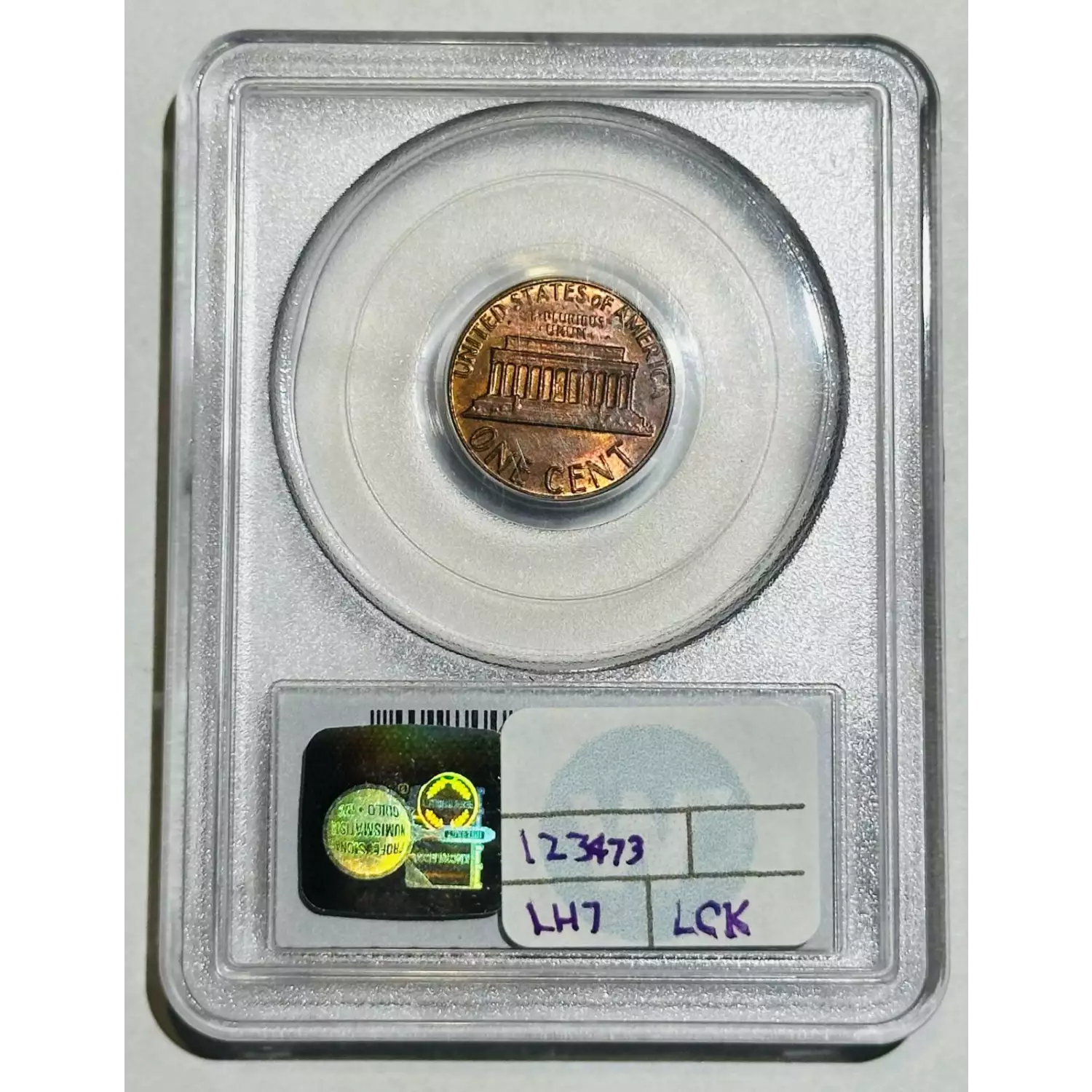 1983 Small Cents Lincoln, Memorial Reverse PCGS MS-64 RB Doubled Die ...