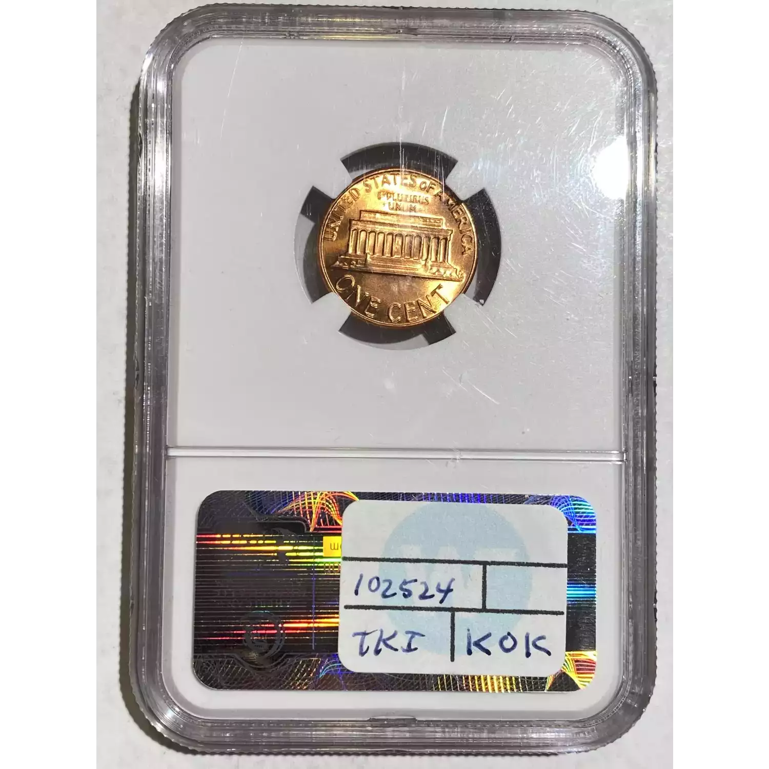 1983 Double Die REV. Small Cents Lincoln, Memorial Reverse NGC MS-66 RD ...