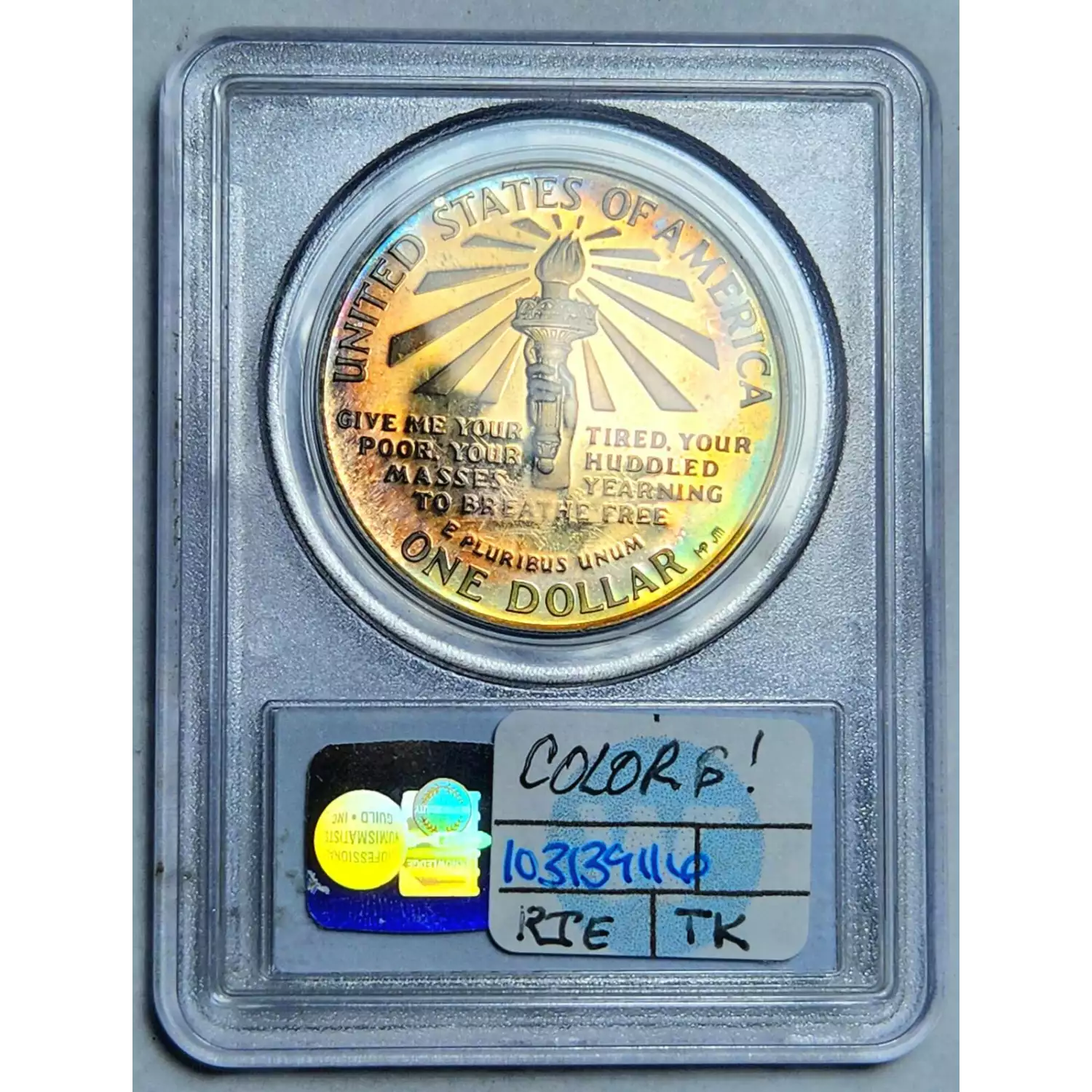 1986-S Modern Commemorative Statue of Liberty Centennial PCGS PR-69 ...
