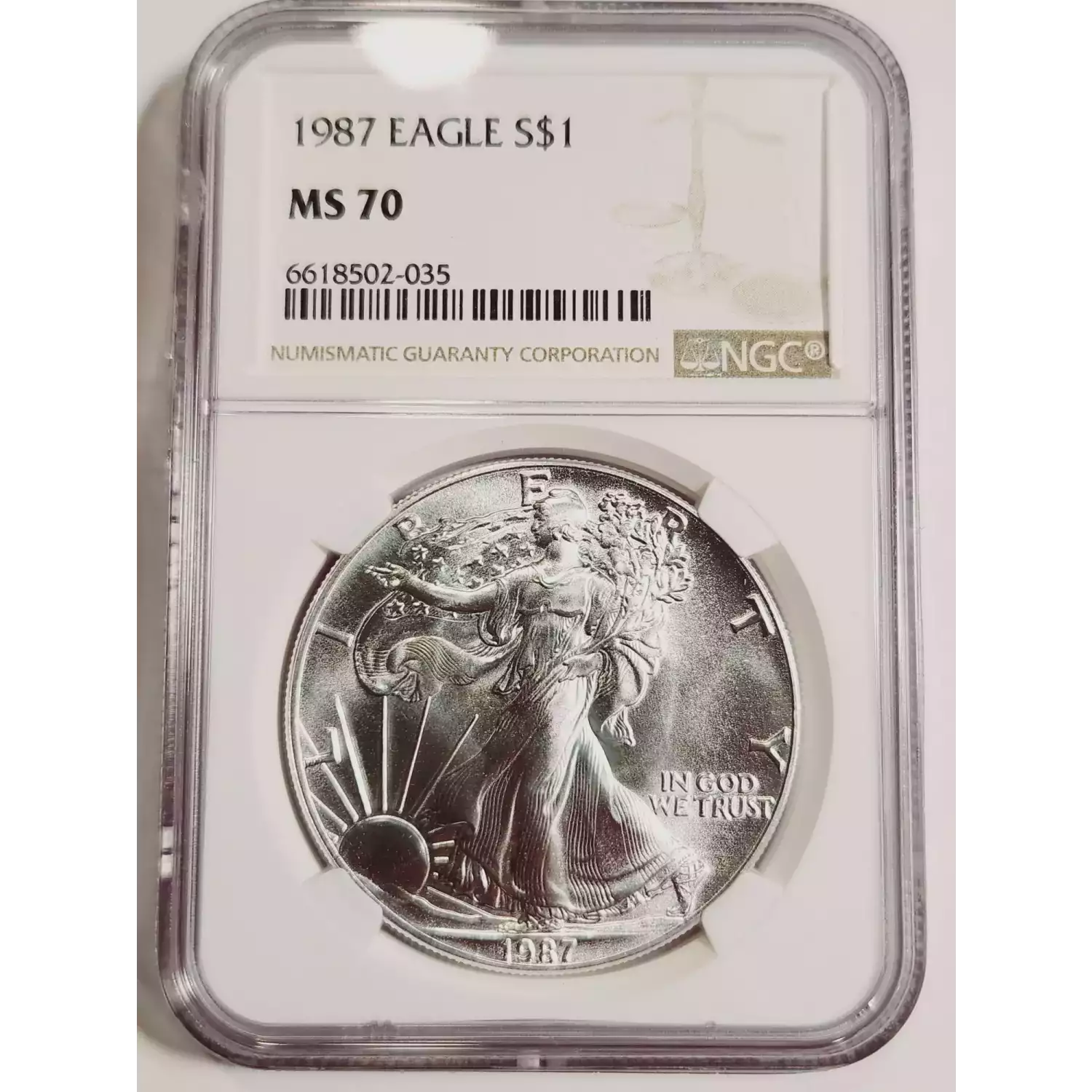 1987 Silver Eagles NGC MS-70 - Bob Paul Rare Coins
