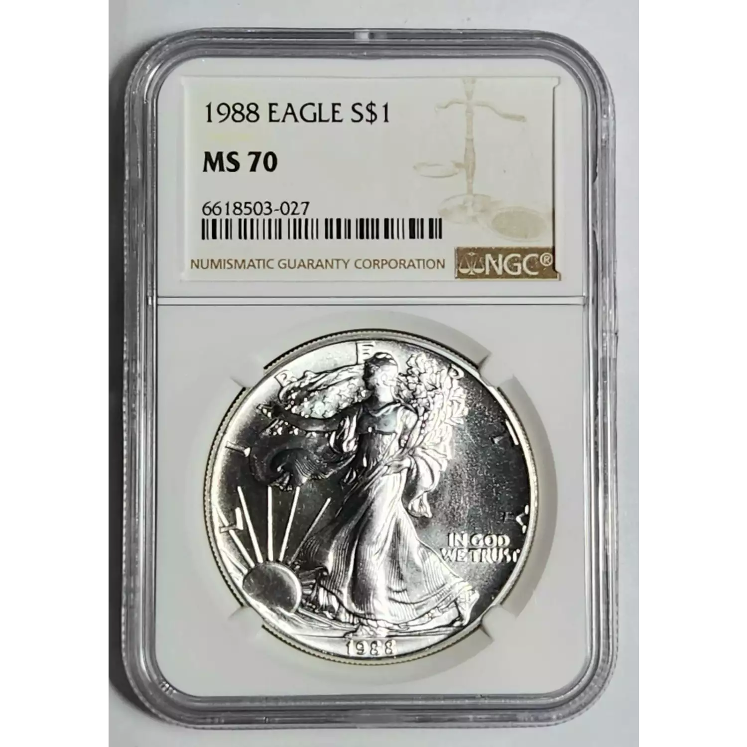 1988 Silver Eagles NGC MS-70 - Bob Paul Rare Coins