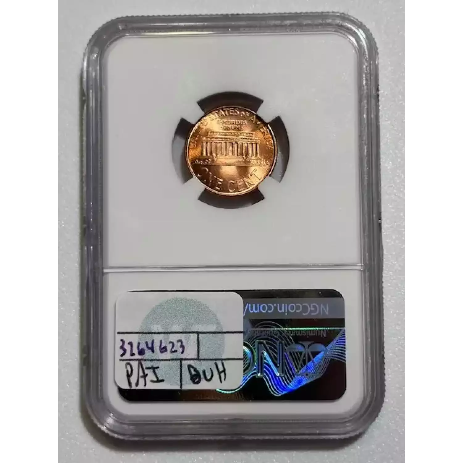 1995 Small Cents Lincoln, Memorial Reverse NGC MS-68 RD Double Die ...