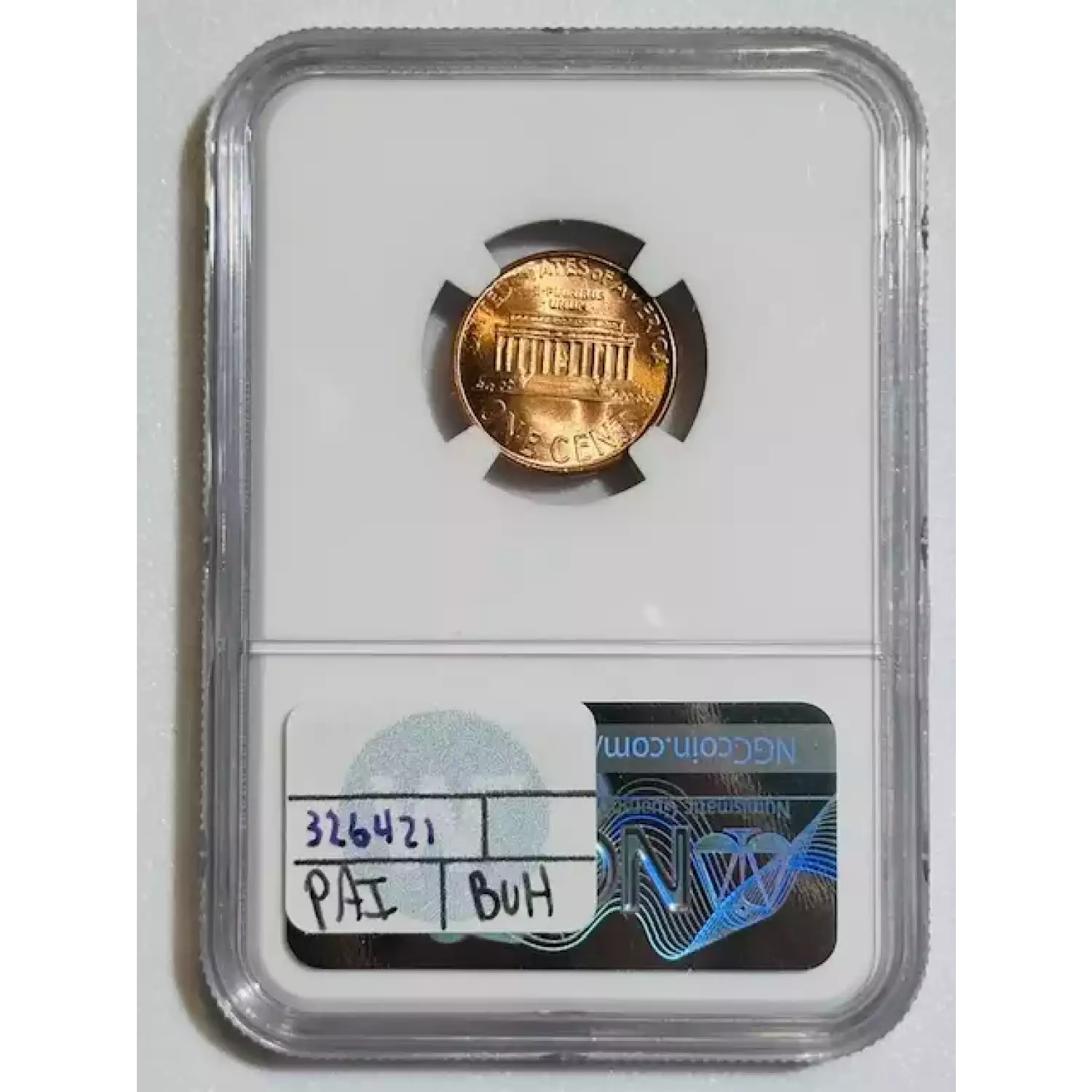 1995 Small Cents Lincoln, Memorial Reverse NGC MS-68 RD Double Die ...