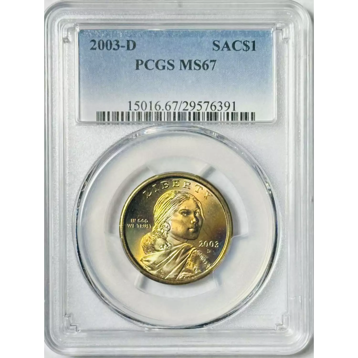 2003-D Dollar Sacagawea PCGS MS-67 - Bob Paul Rare Coins