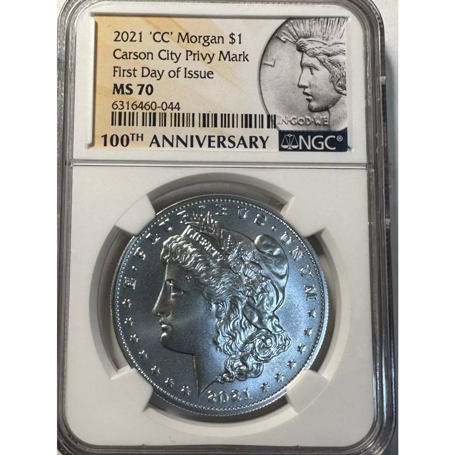 2021 Morgan Silver Dollar NGC MS-70 'CC' Carson City Privy Mark First ...