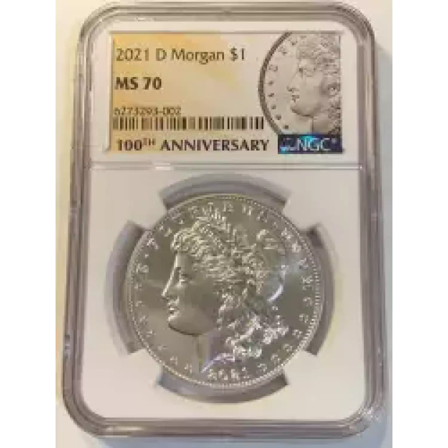 2021-D Morgan Silver Dollar NGC MS-70 D - Bob Paul Rare Coins
