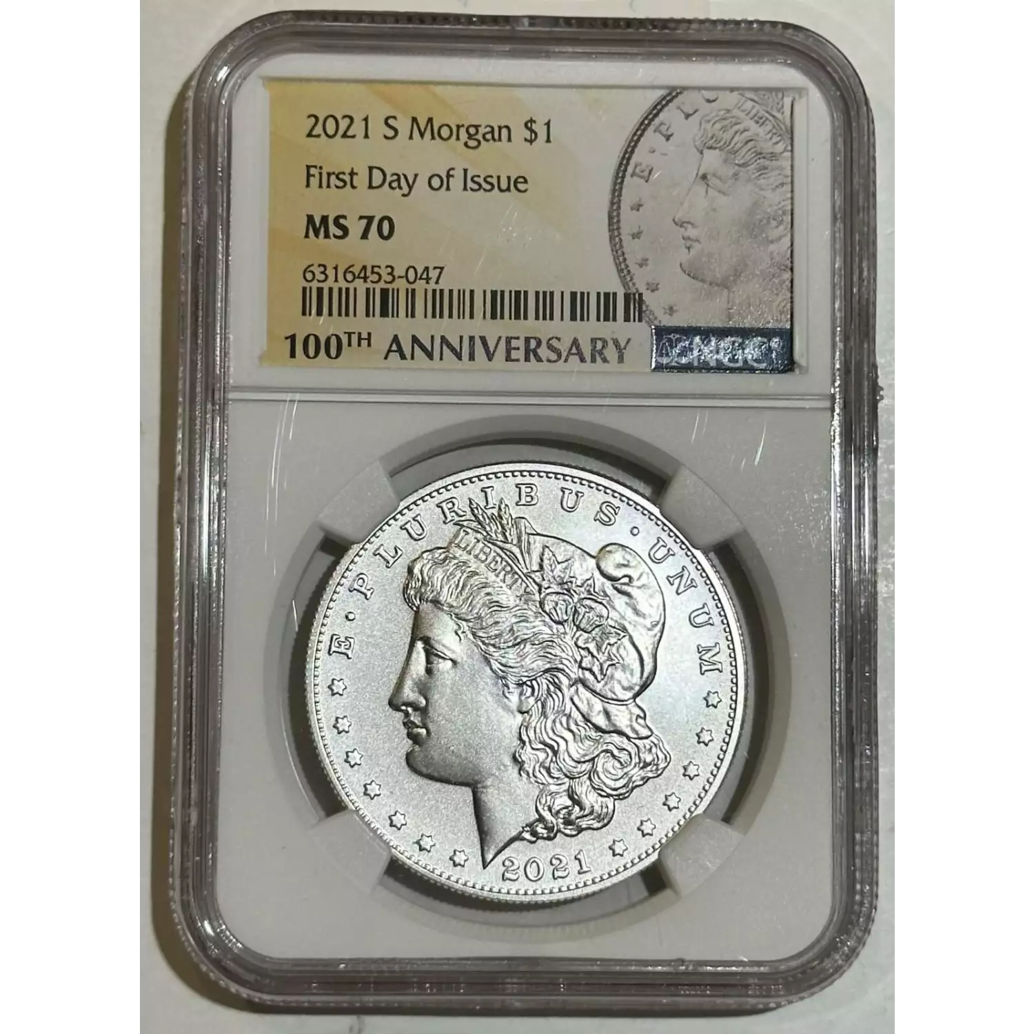 2021-S Morgan Silver Dollar NGC MS-70 First Day of Issue W/OGP - Bob ...