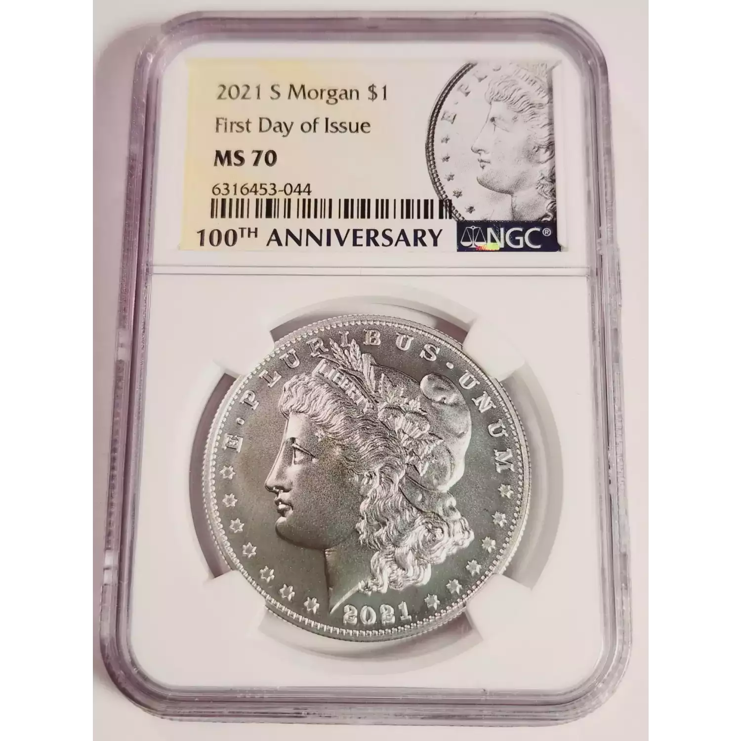 2021 Morgan Silver Dollar NGC MS-70 S 100TH ANNIVERSARY - First Day of ...