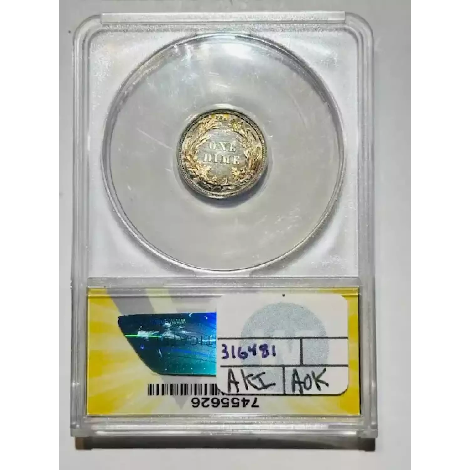 1912 Barber Dime ANACS PR-62 - Bob Paul Rare Coins