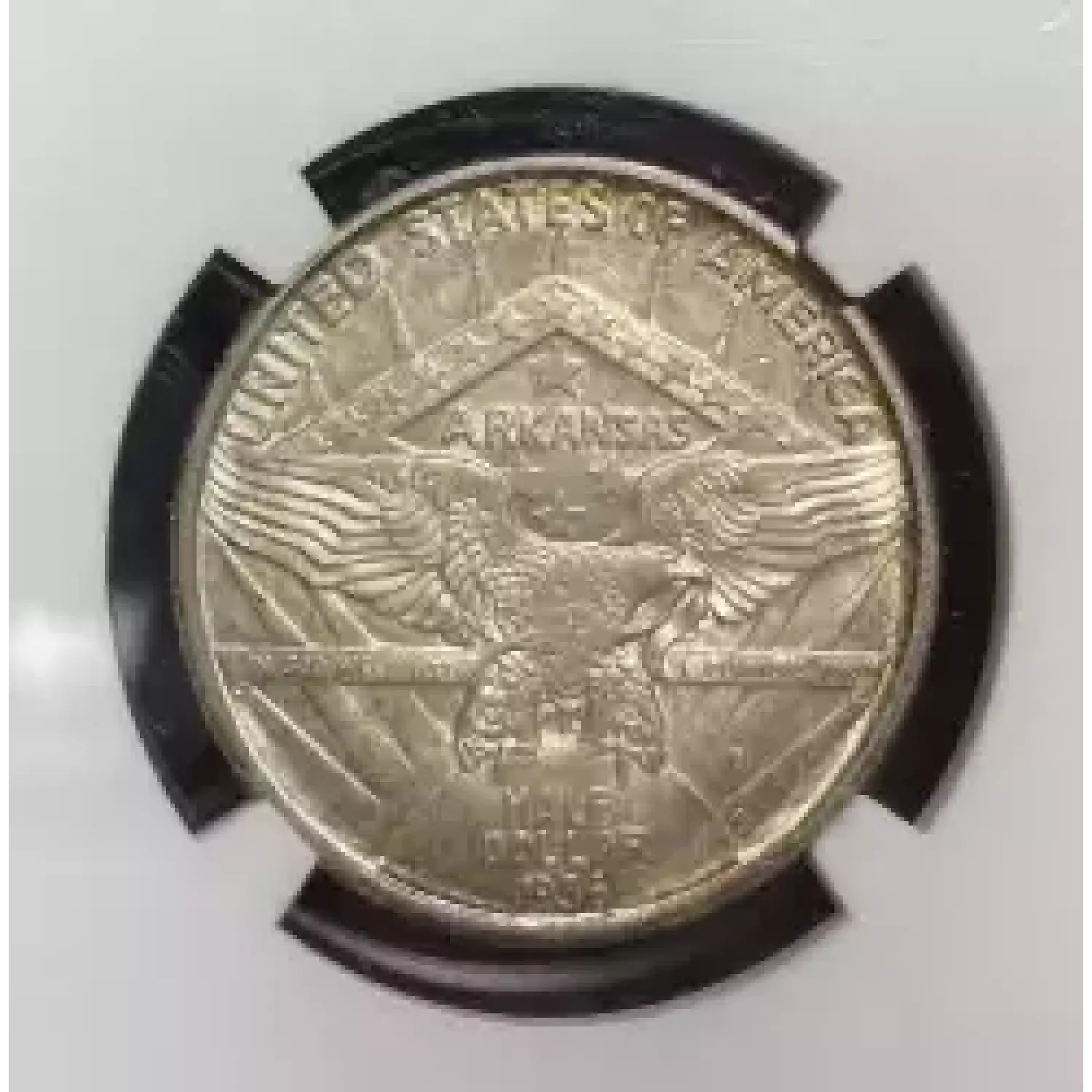 1936-D Classic Commemorative Arkansas Centennial NGC MS-63 ARKANSAS ...